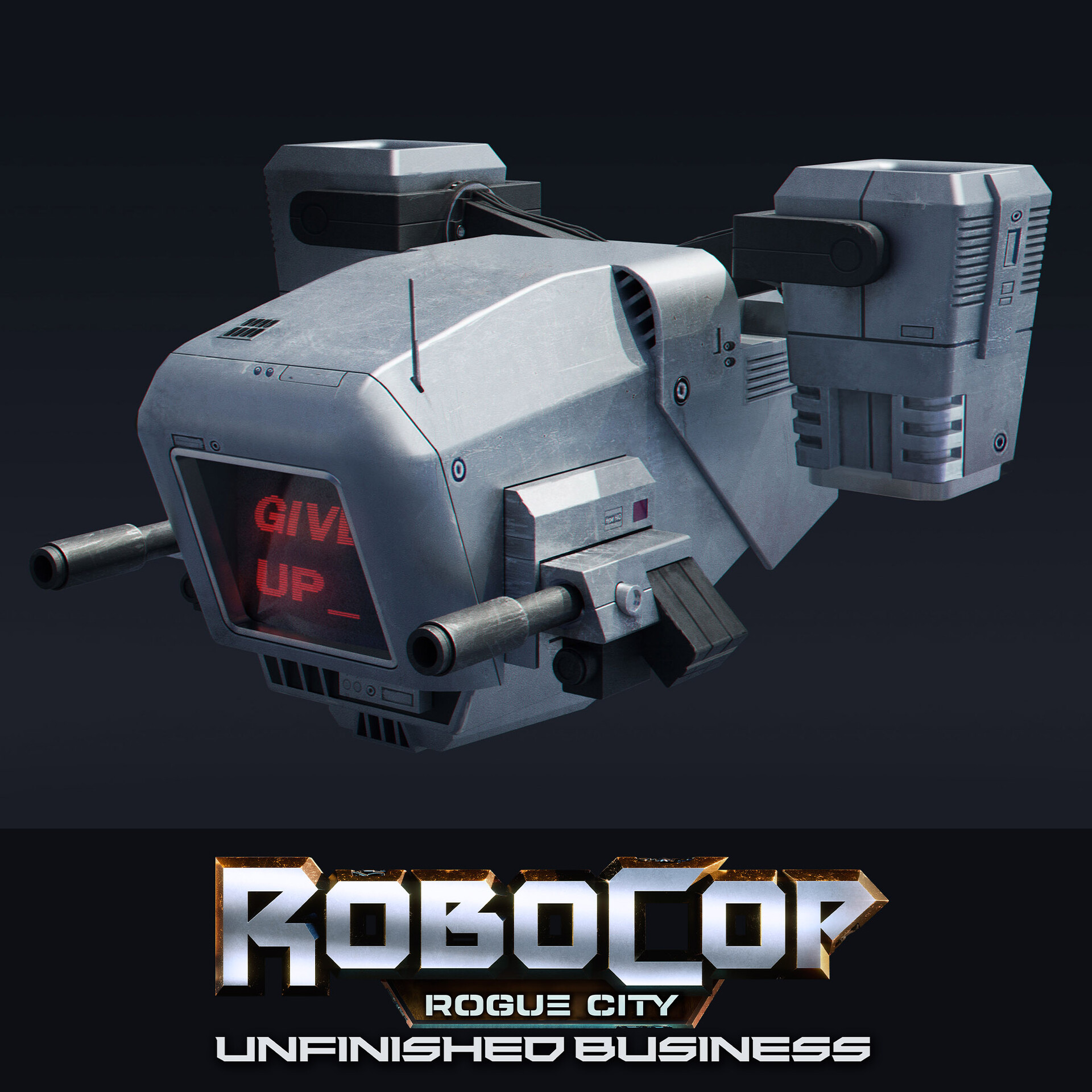ArtStation - Robocop: Unfinished Buisness - Mercenaries Small Drone