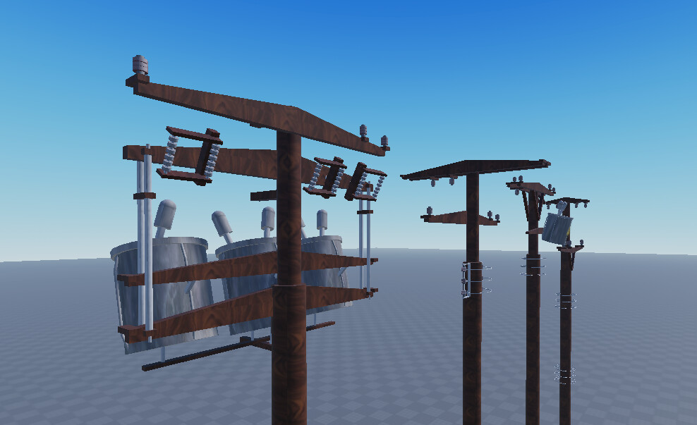 ArtStation - Utility Pole Bundle