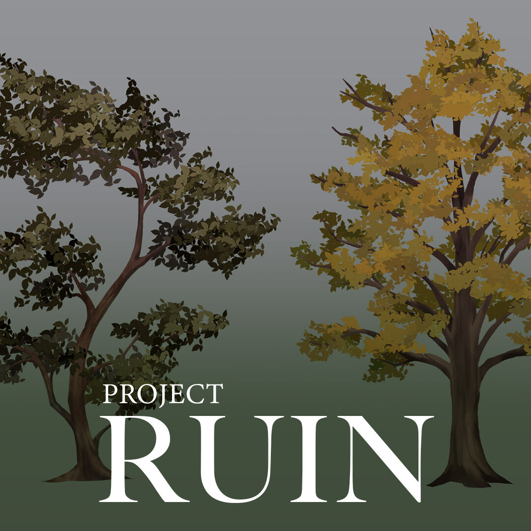 ArtStation - Project Ruin - Trees Environment Sprites
