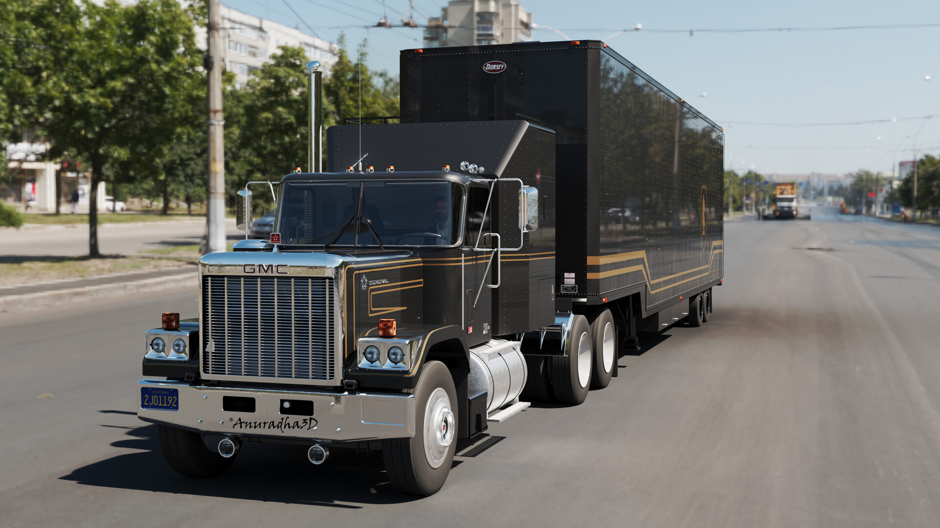 ArtStation - Knight Rider Semi - Season 3 & 4 1984 GMC General F.L.A.G ...