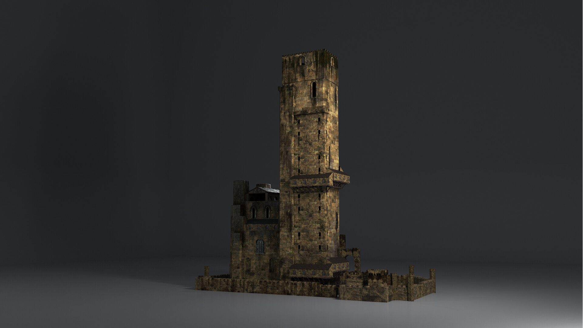 ArtStation - Sunrise Castle - 3D