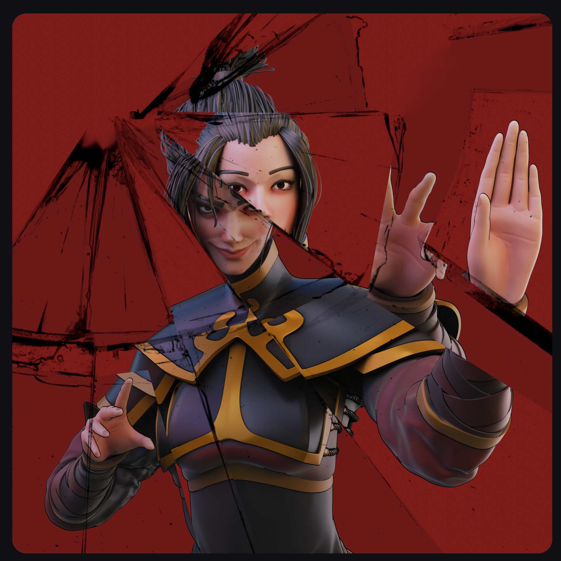 ArtStation - Azula (Avatar: The Last Airbender) Fan art