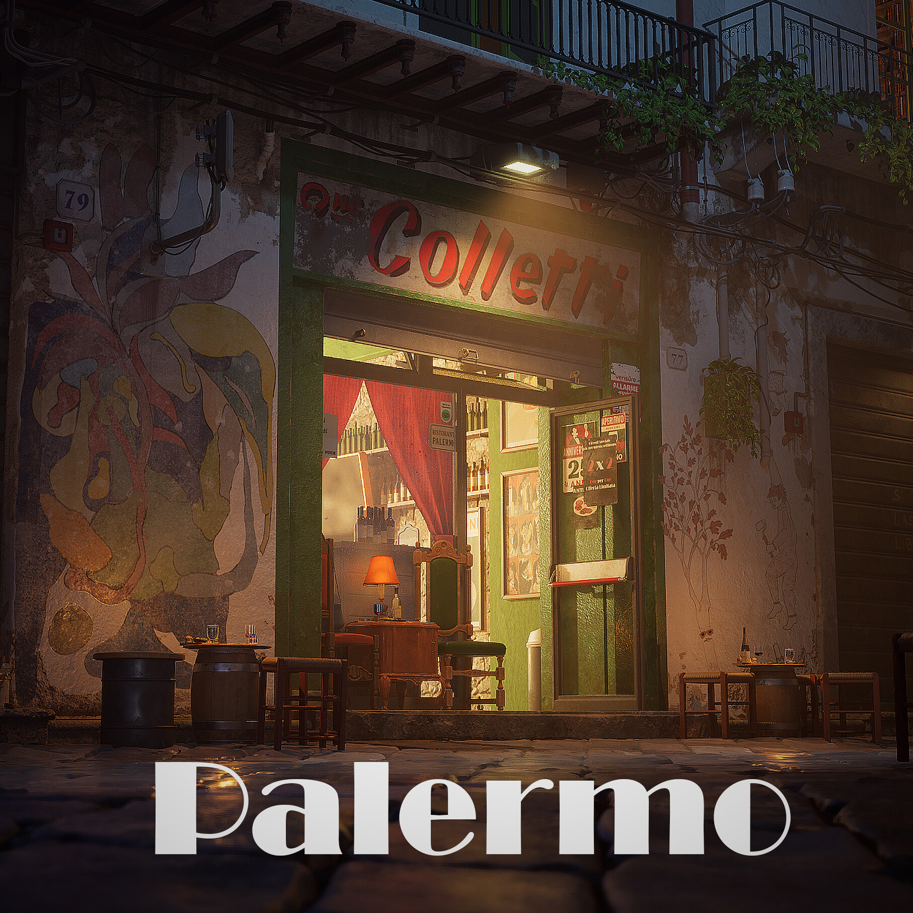 ArtStation - Botteghe Colletti - A Slice of Palermo