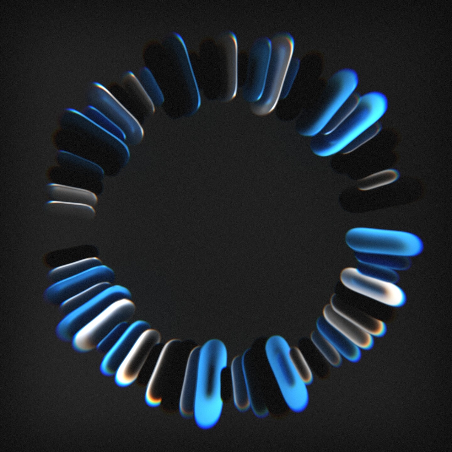 ArtStation - Abstract Minimal Light Design-Blender Practise
