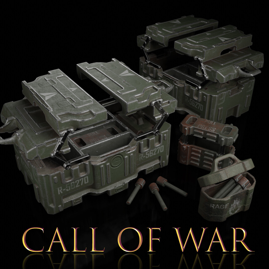 ArtStation - Military Crates
