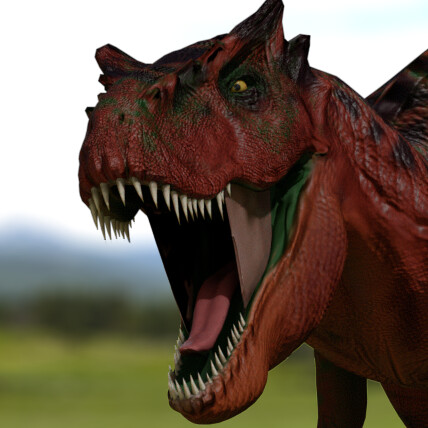 ArtStation - Devil Dinosaur Tyrannosaurus Rex