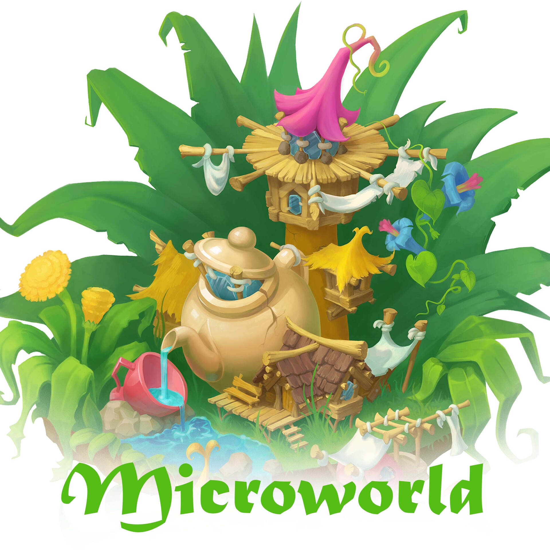 ArtStation - Environment Concept Microcosm of the fairies