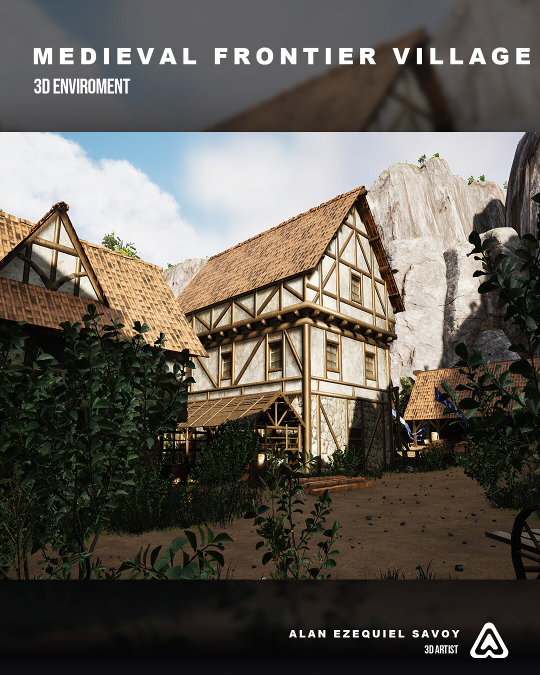 ArtStation - Medieval Frontier Village