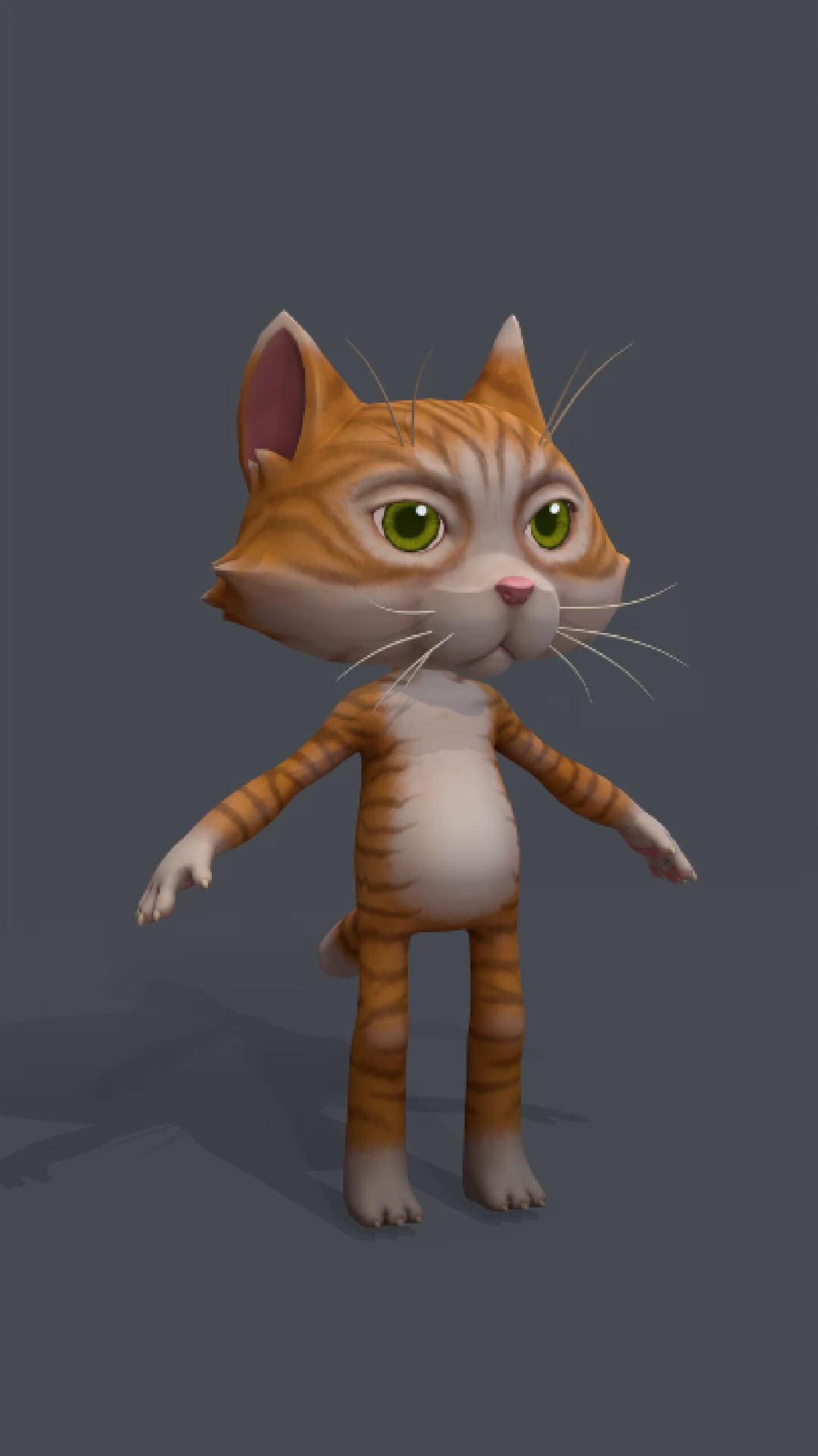 ArtStation - Cats Stylized Hand painting