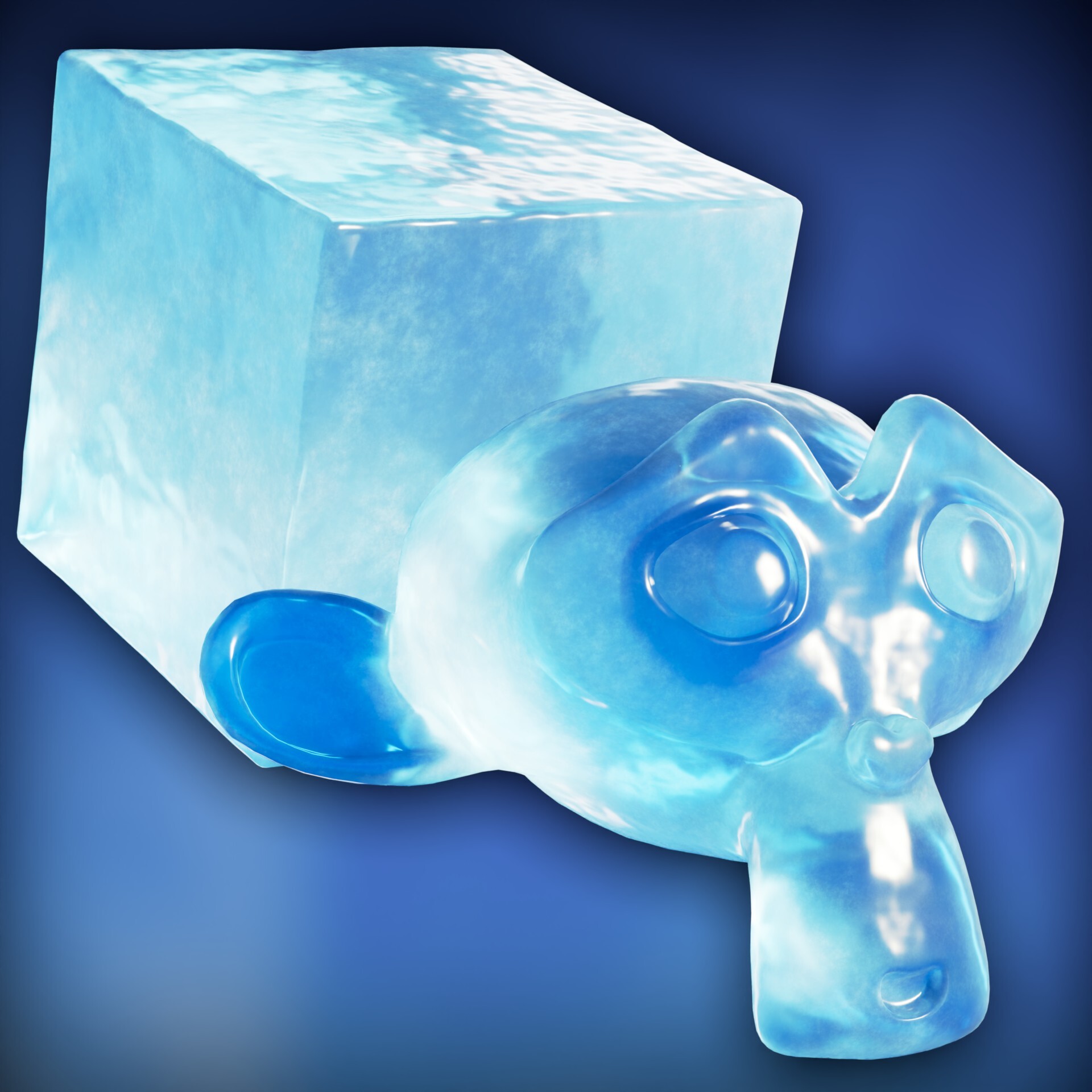 ArtStation - Procedural Frosted Ice Material 🧊 (Blender Tutorial)