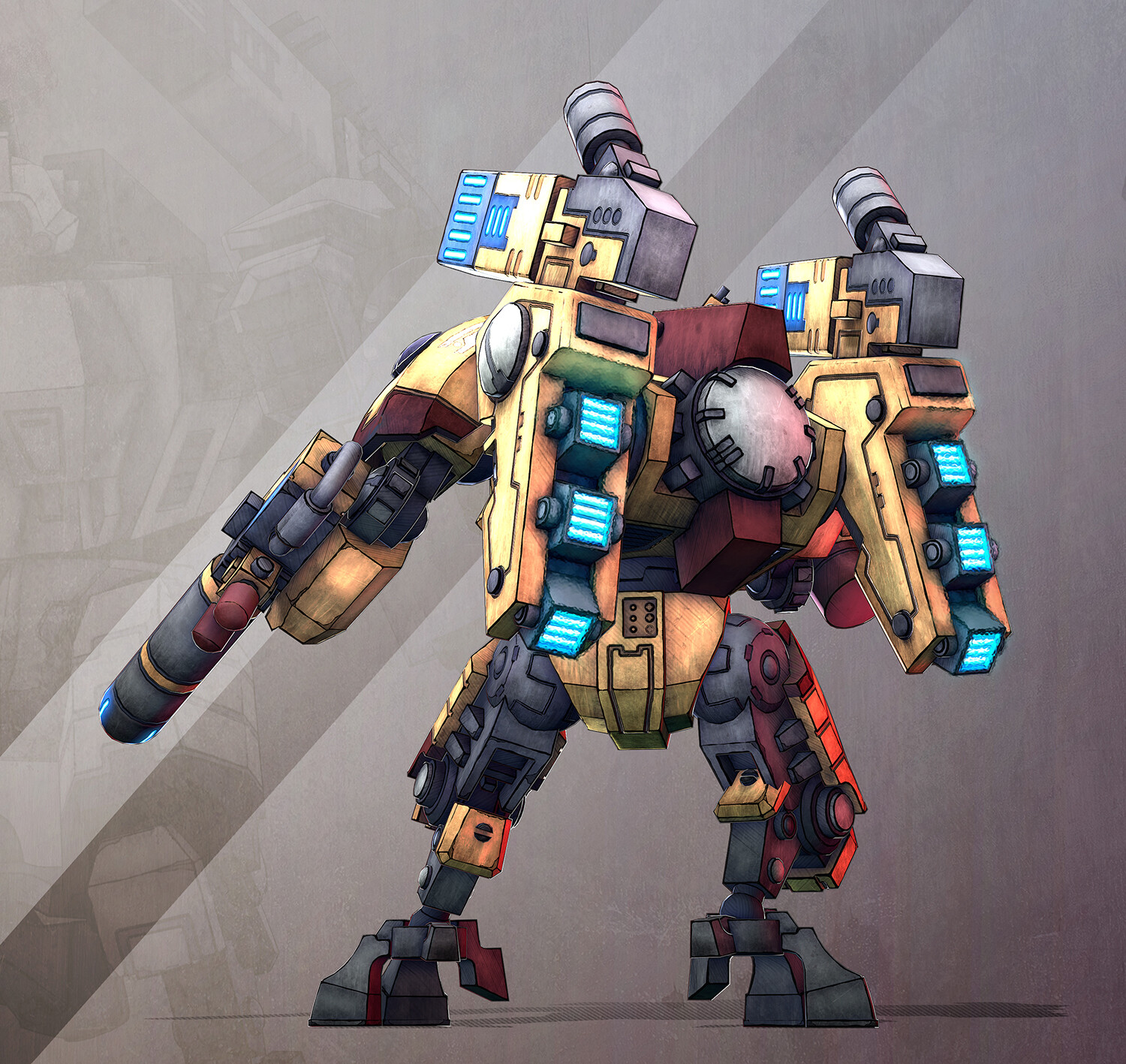 ArtStation - Tau XV8 Crisis Battlesuit