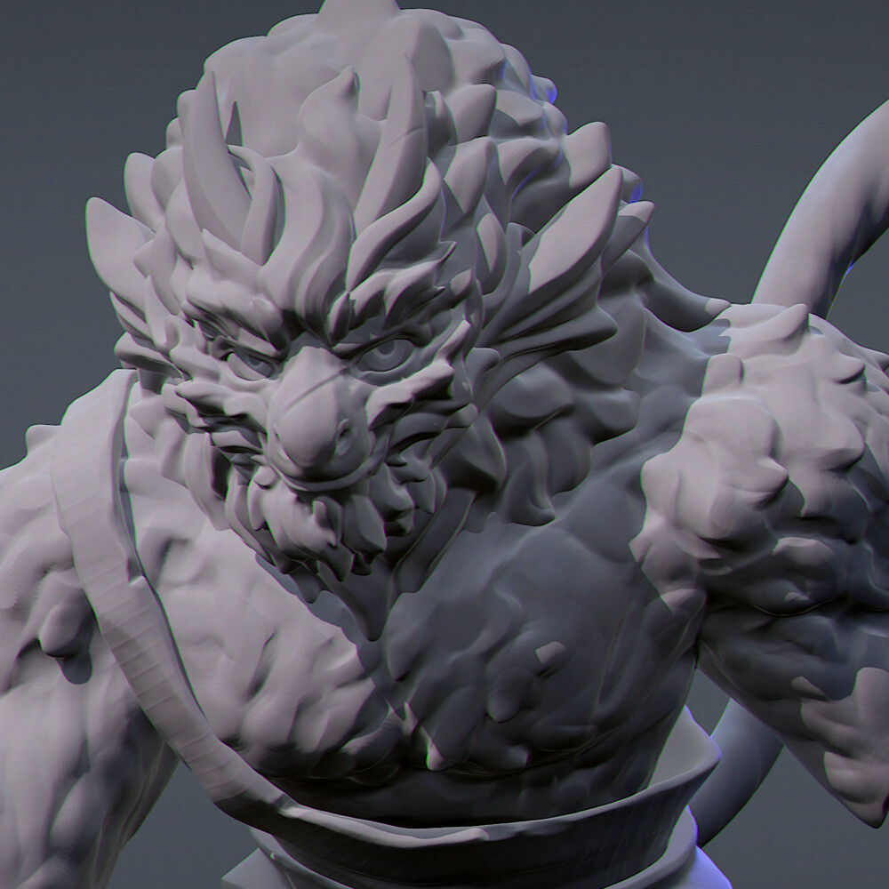 ArtStation - Sculpt | Monkey Warrior