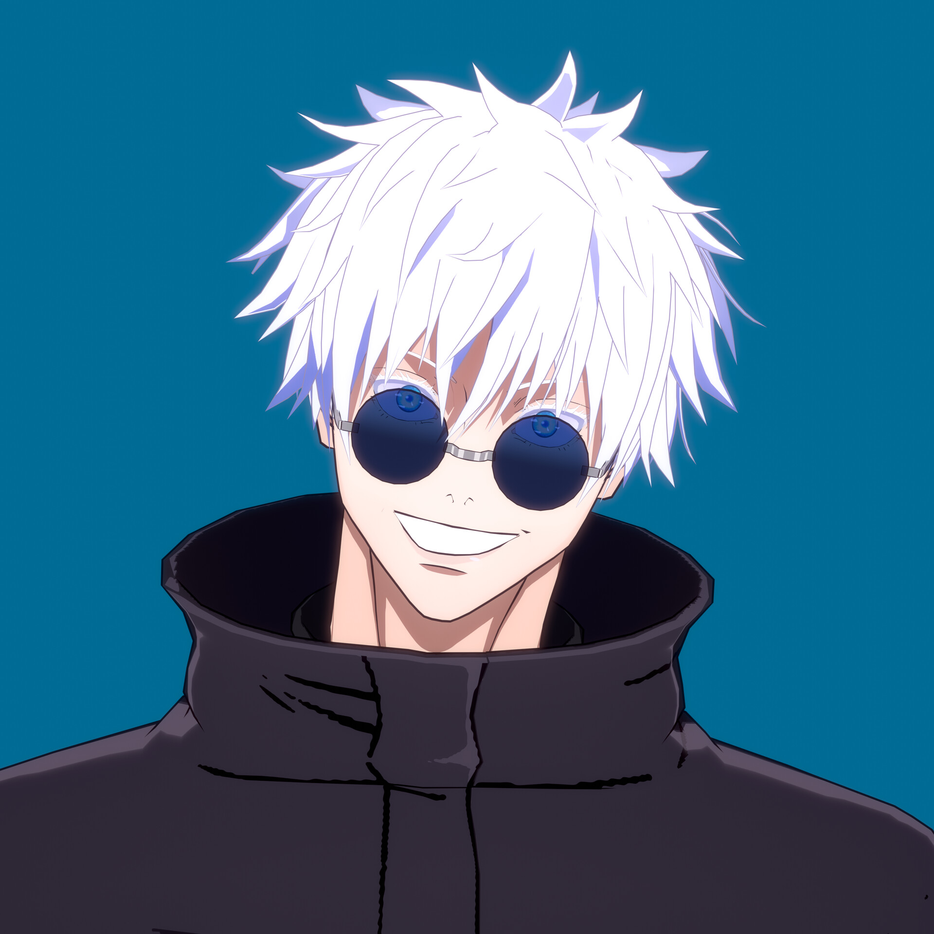 ArtStation - SATORU GOJO | JUJUTSU KAISEN 呪術廻戦 3D RIGGED MODEL