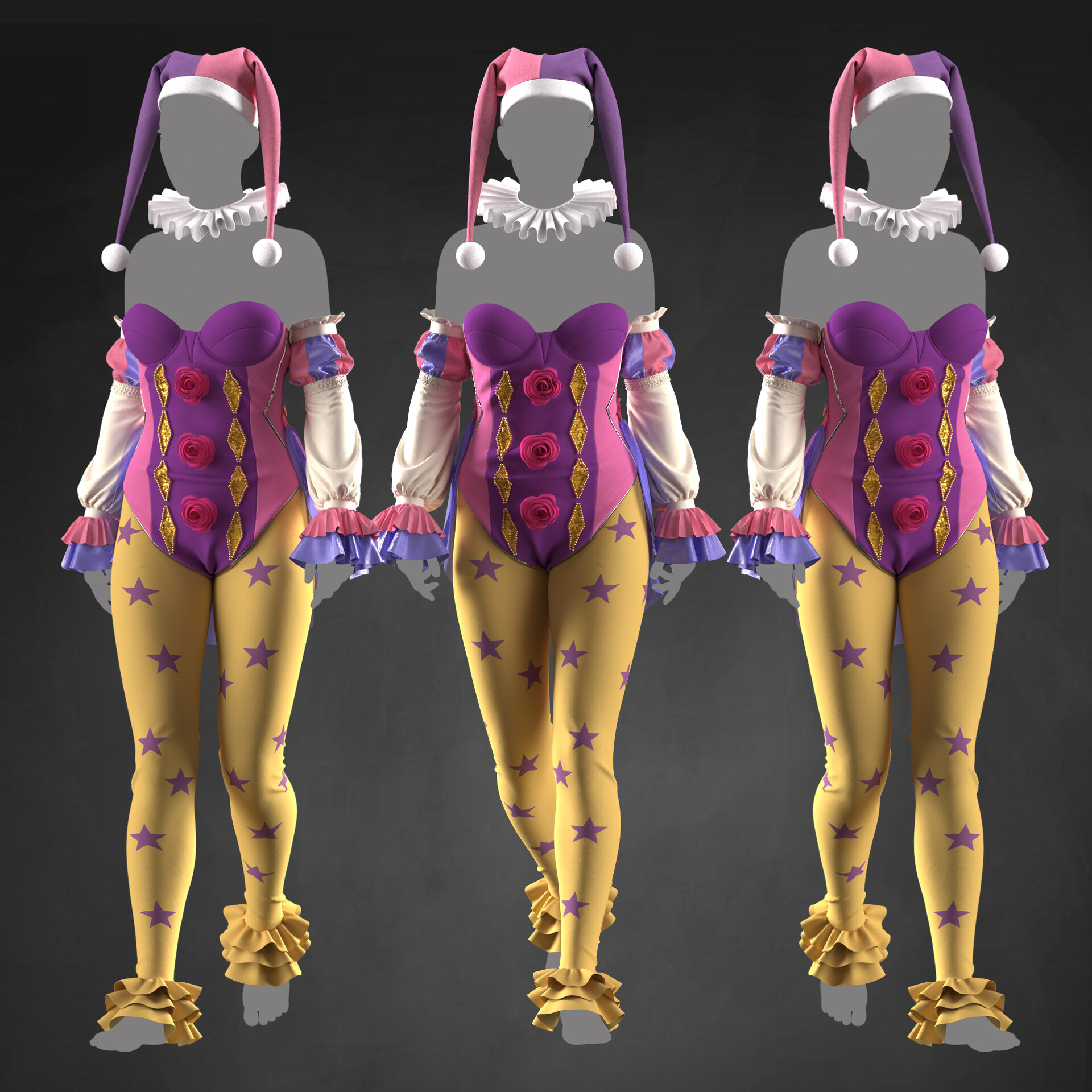 ArtStation - CIRCUS COSTUME
