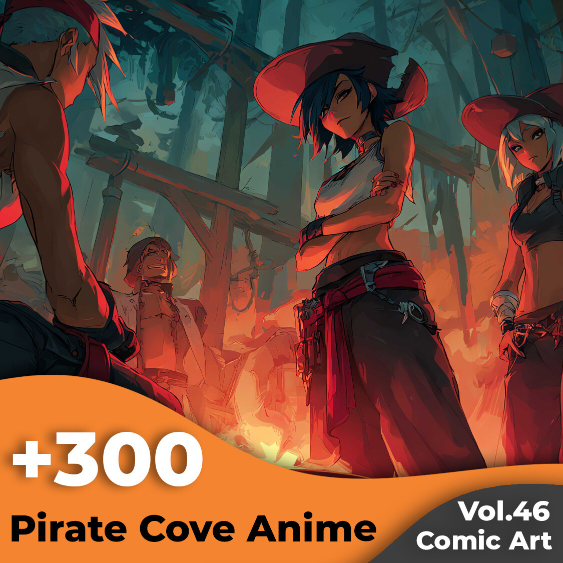 ArtStation - +300 Pirate Cove Anime Comic Art Reference Images (4k)