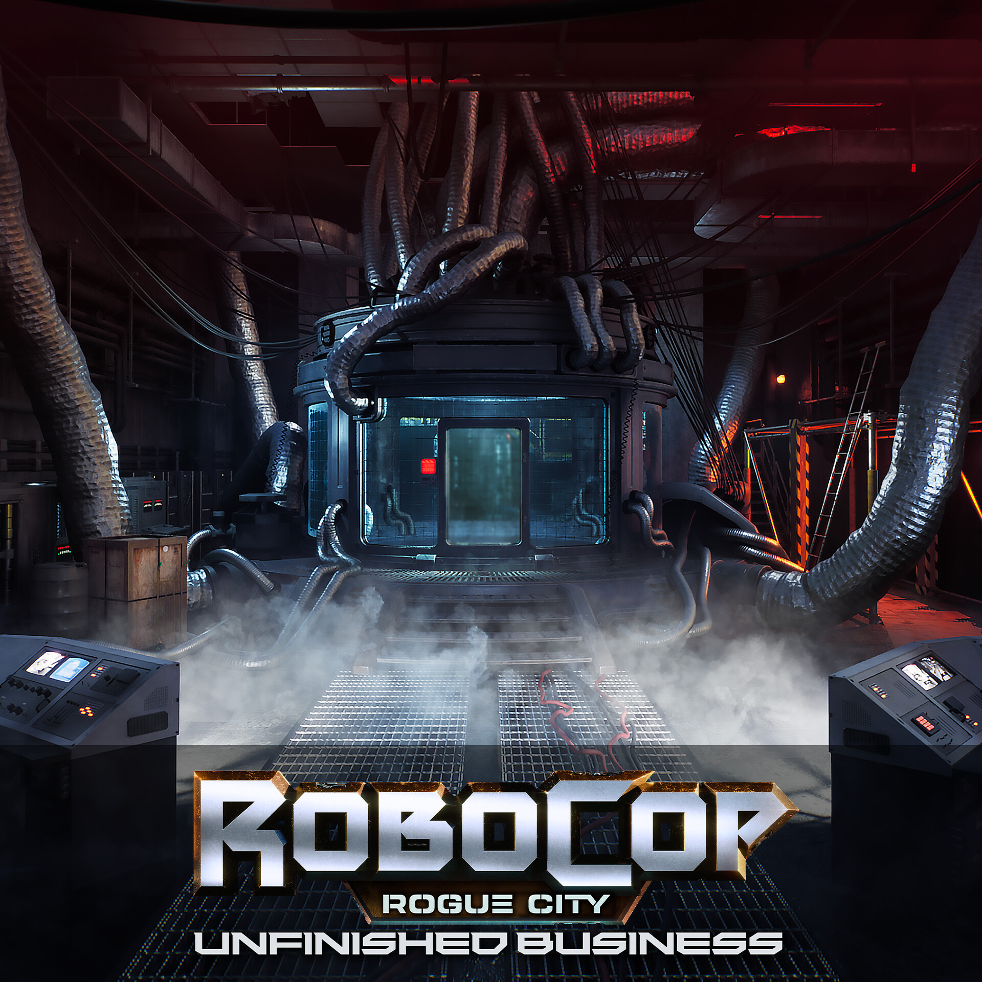 ArtStation - Lab & Office - RoboCop Rogue City Unfinished Business