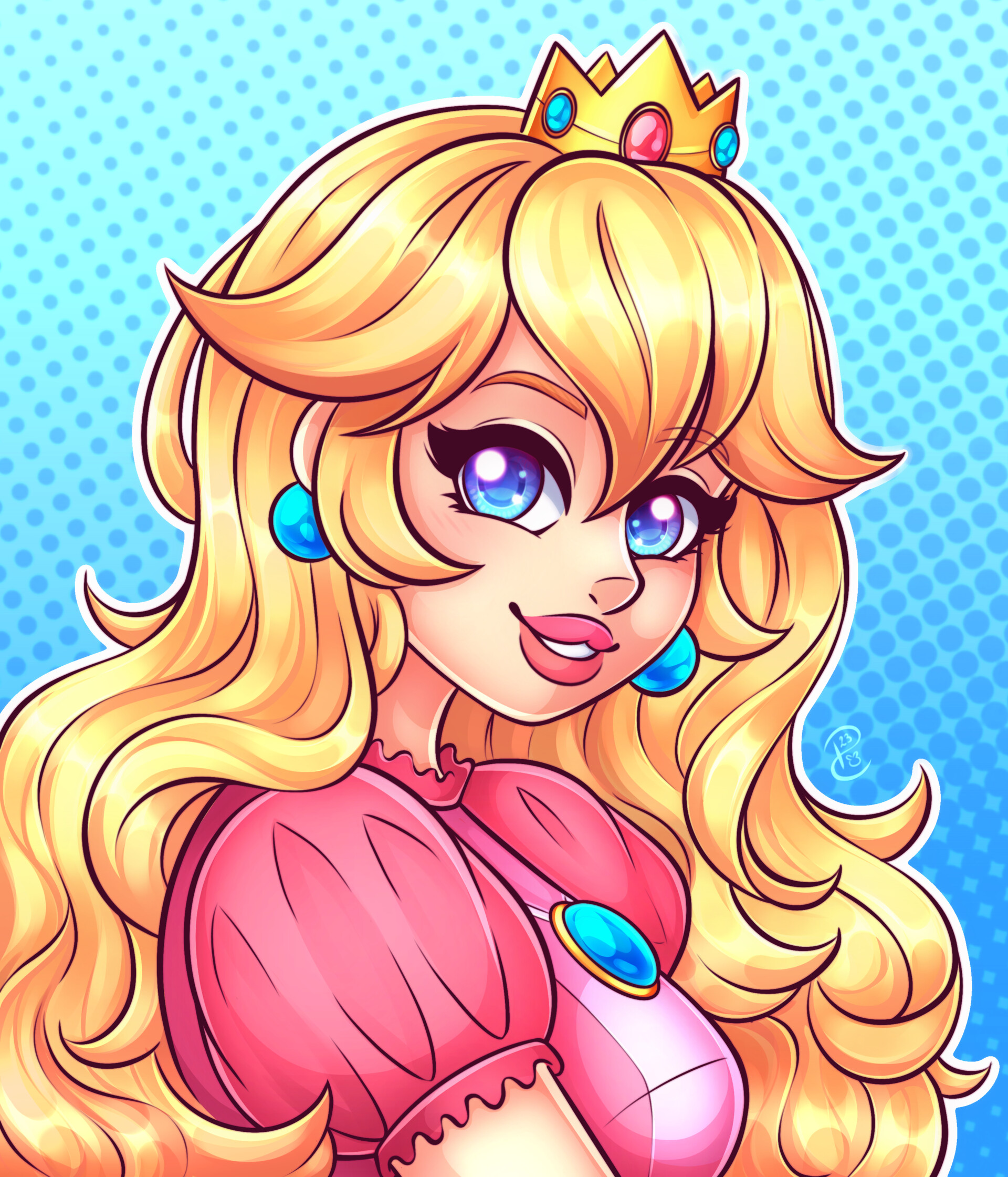 ArtStation - Princess Peach Fanart (2023)