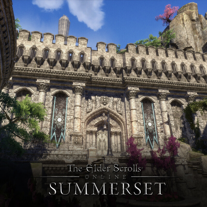 ArtStation - Elder Scrolls Online: Crystal Palace Entrance