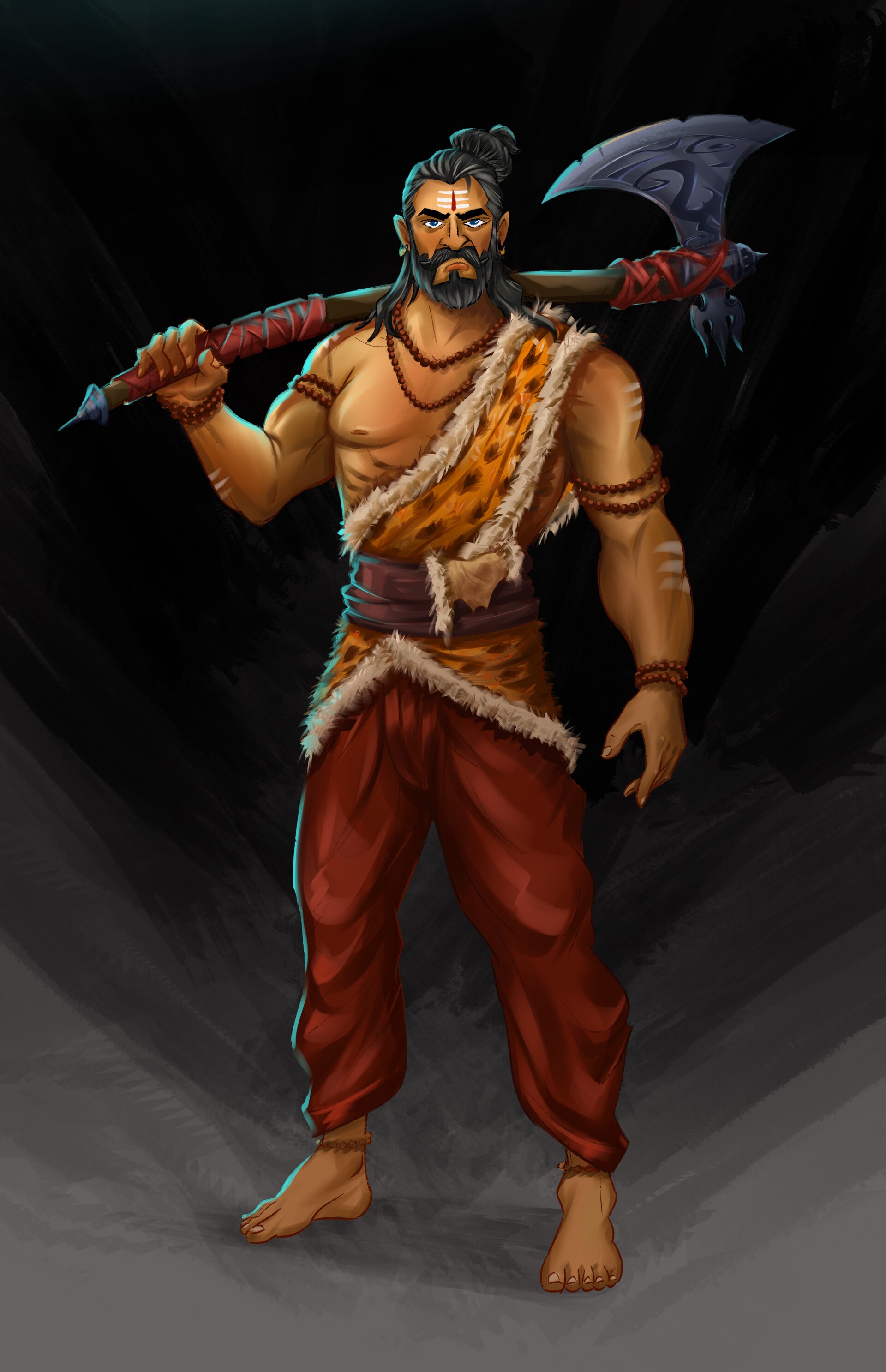 ArtStation - Lord Parshuram inspiration from Mahavatar Narsimha movie.