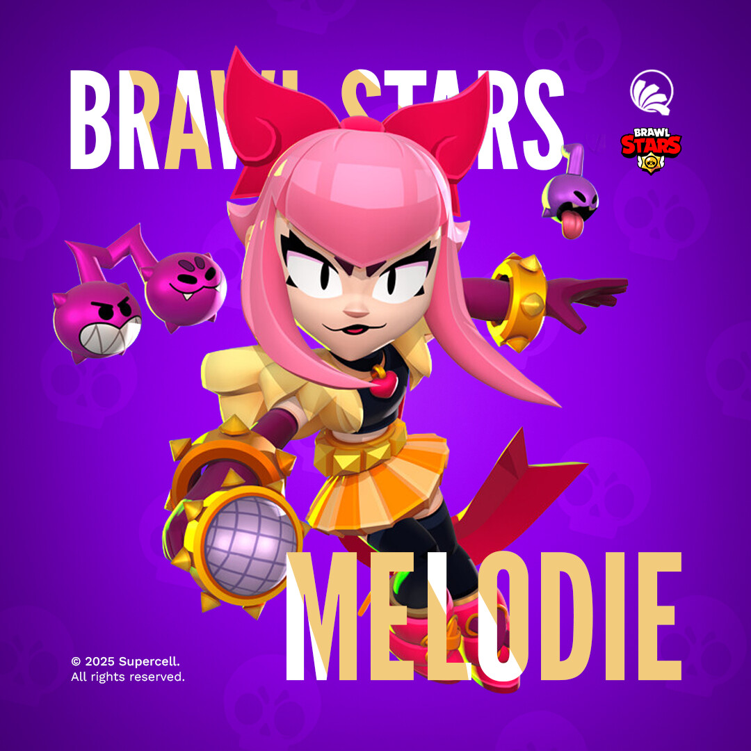 ArtStation - Brawl Stars - Animations - Melodie