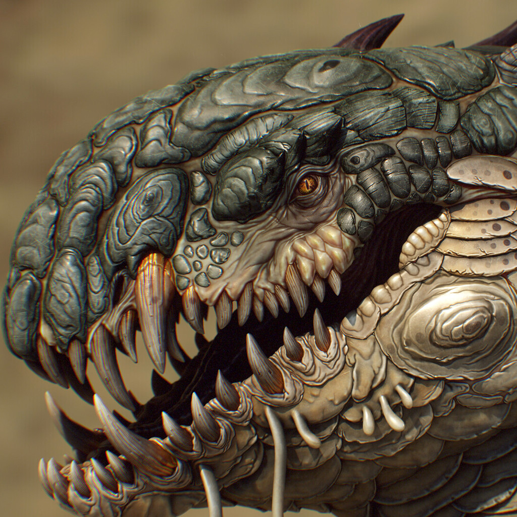 ArtStation - Serpent Dragon - Realtime