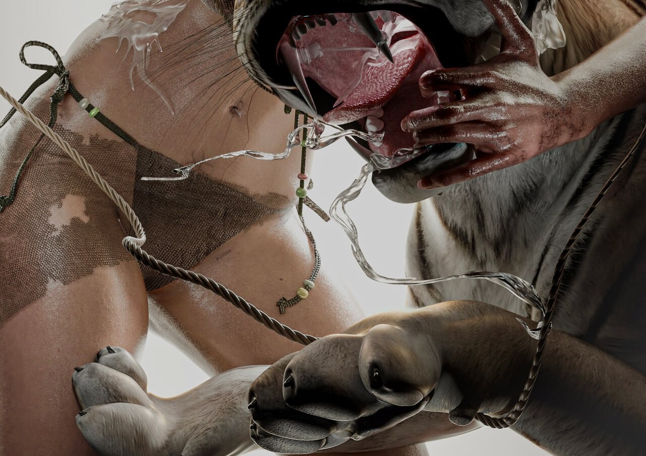 ArtStation - Tiger | 3D Character | Ria