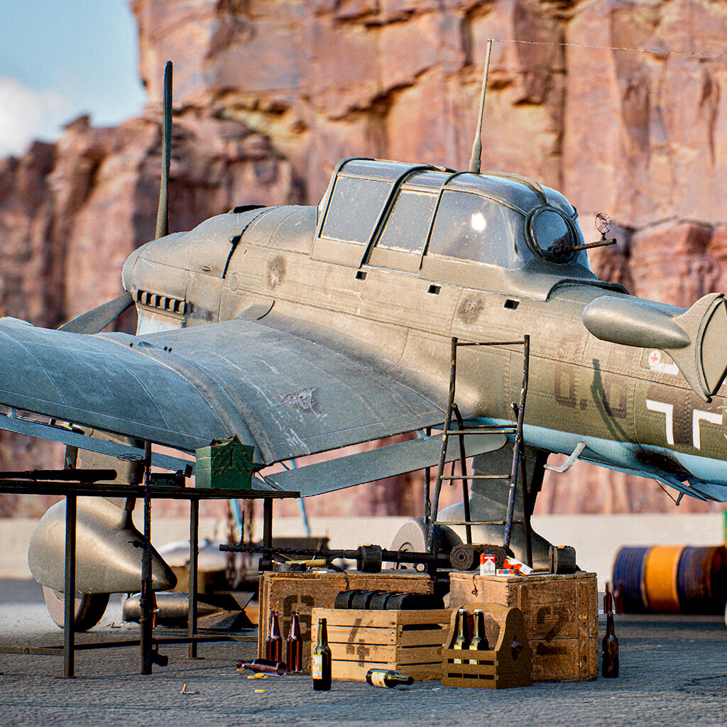 ArtStation - Stuka JU87 B1