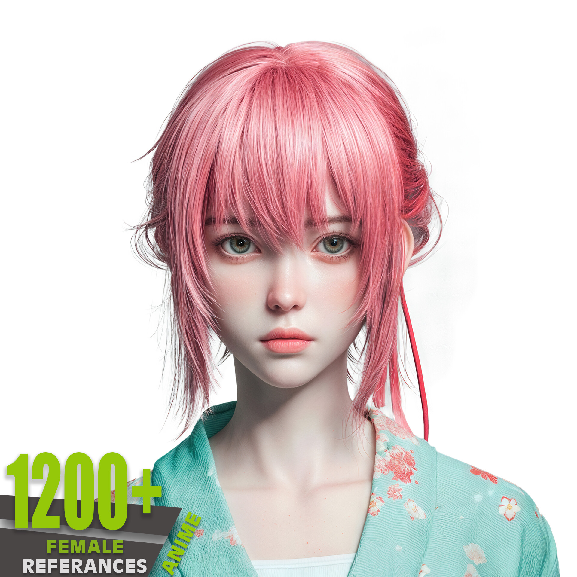 ArtStation - 1200+ Anime Style Female Character - Reference Image Pack ...