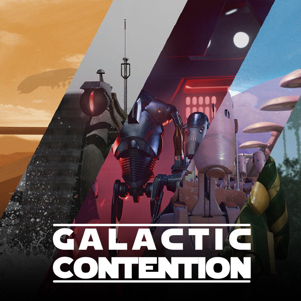 ArtStation - Galactic Contention - Droids renders