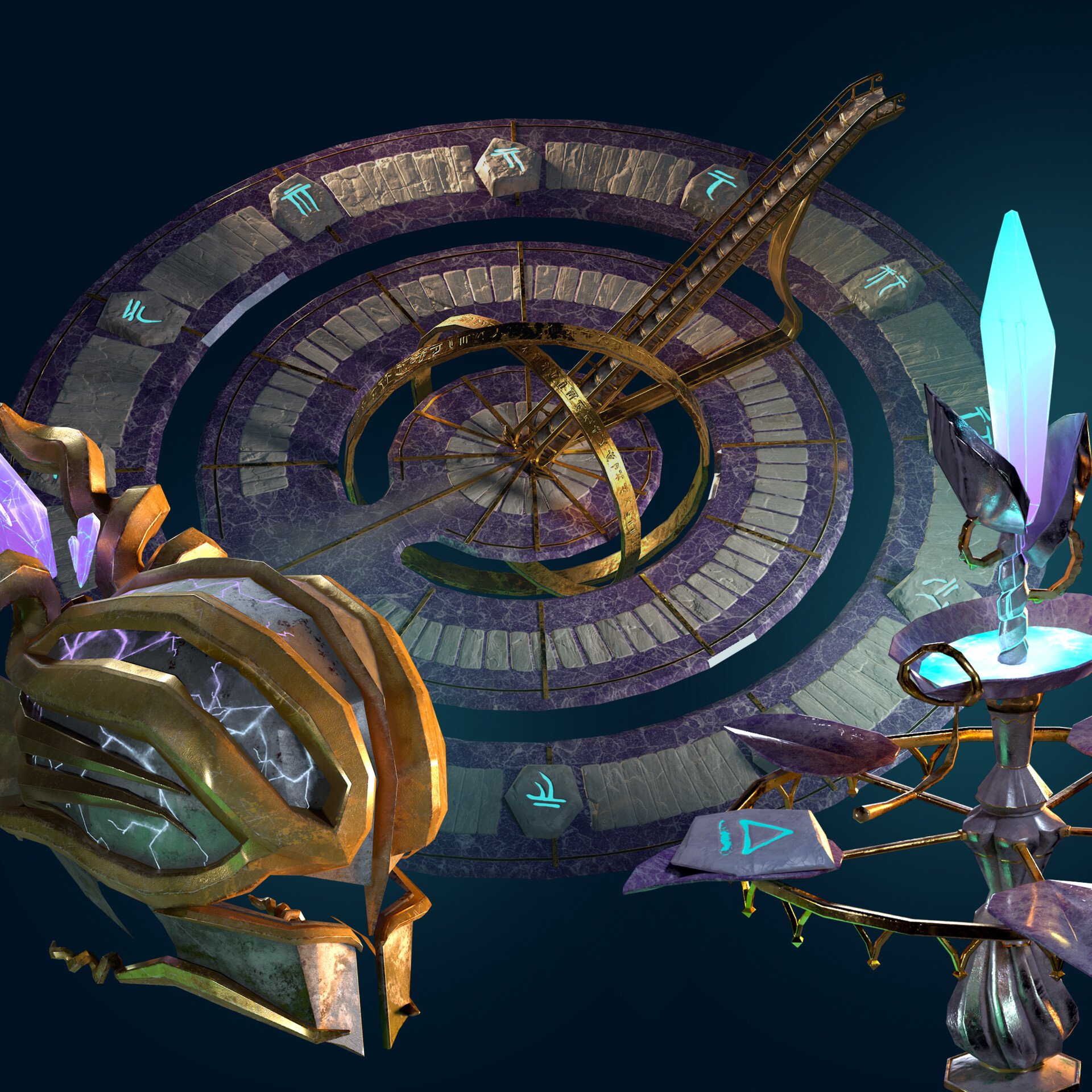 ArtStation - Netherese Assets