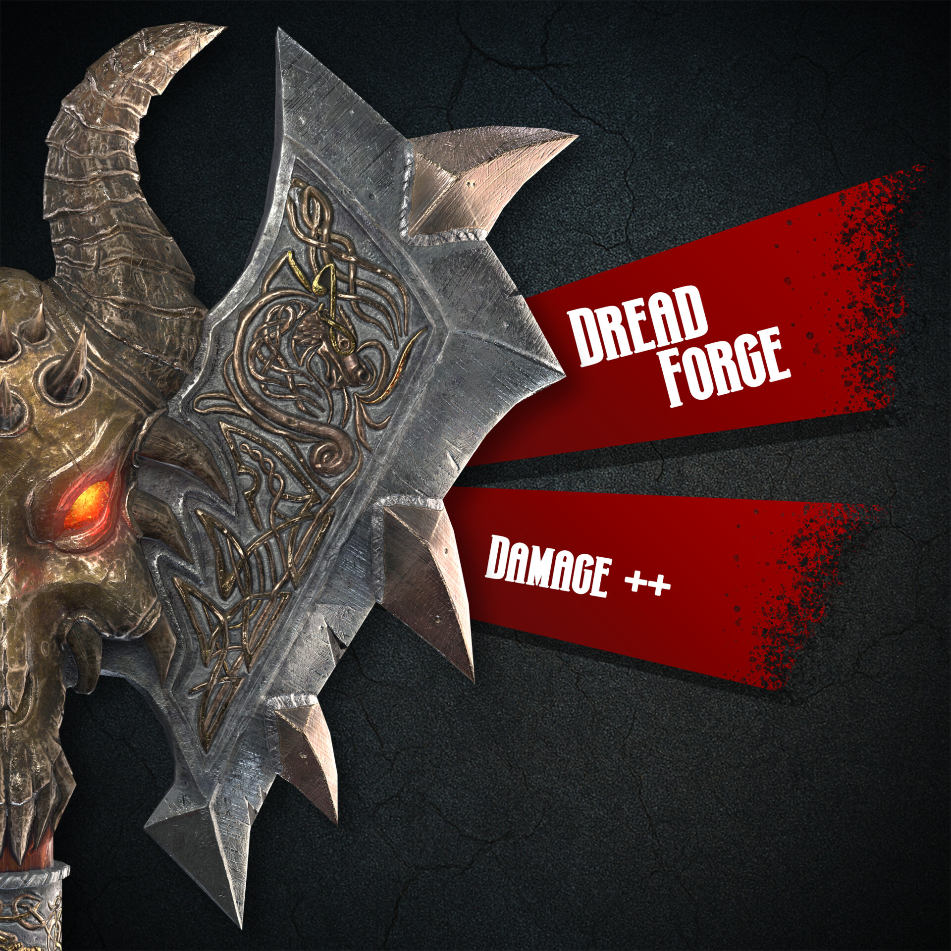 ArtStation - Dread Forge - Game-ready axe