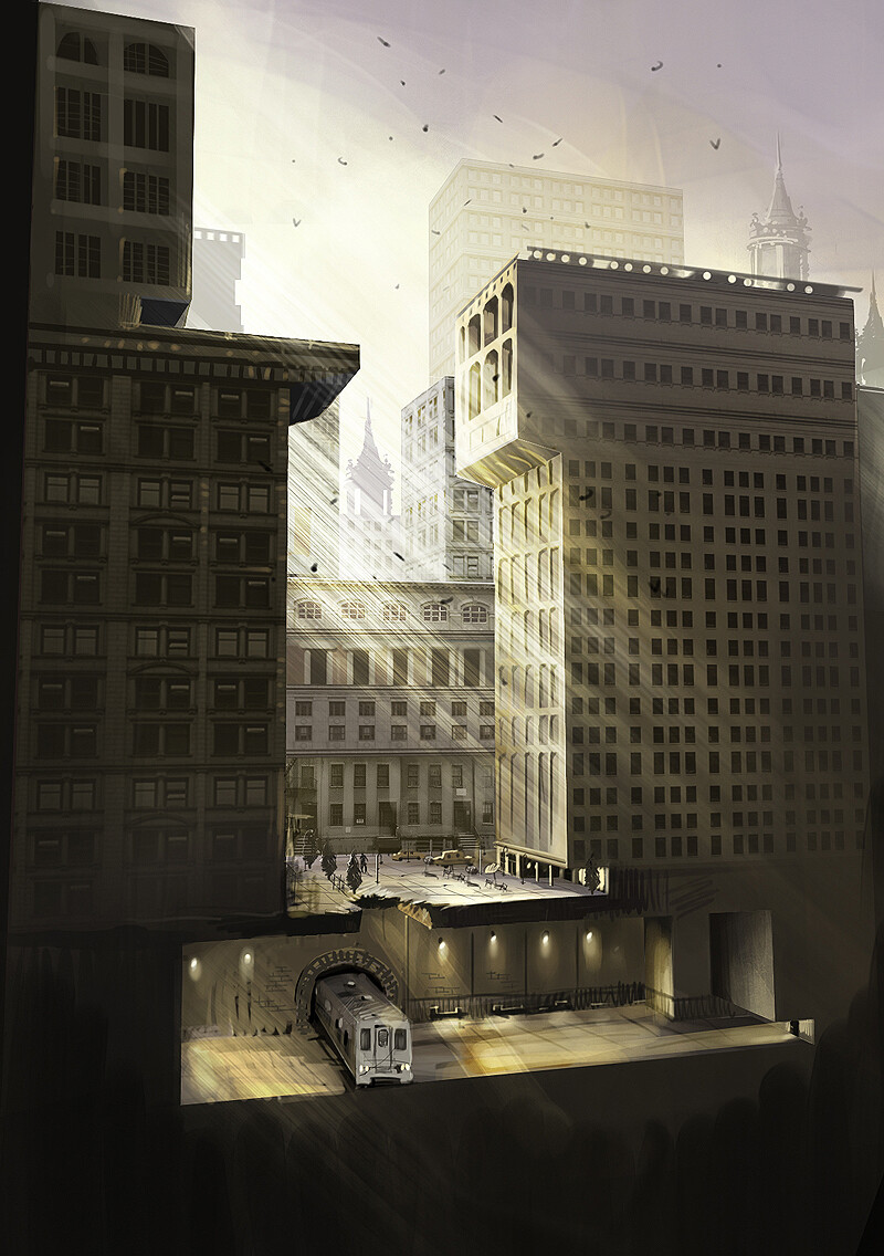 ArtStation - Spider man Level Design and concept Art