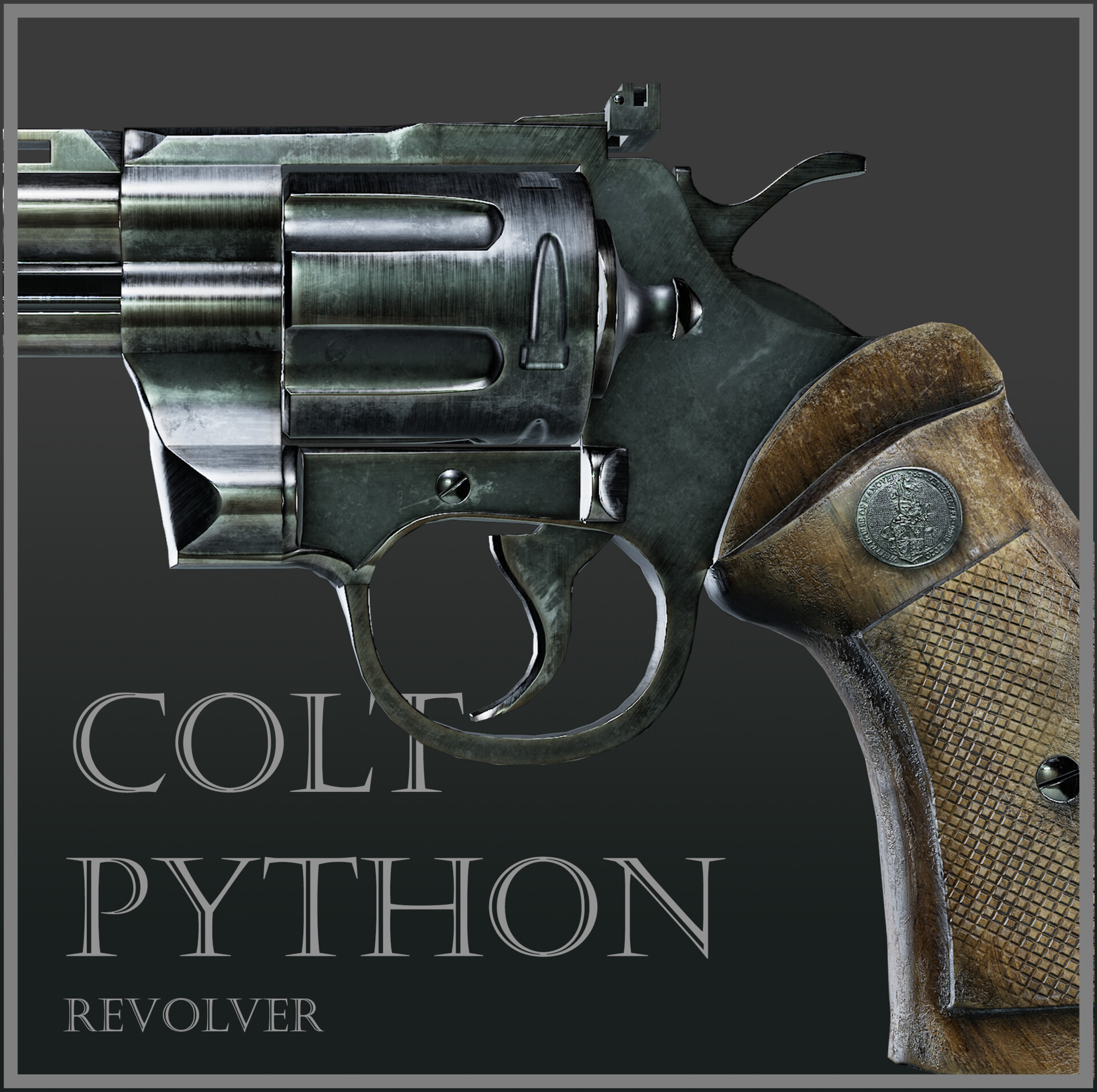 ArtStation - Colt Python Revolver