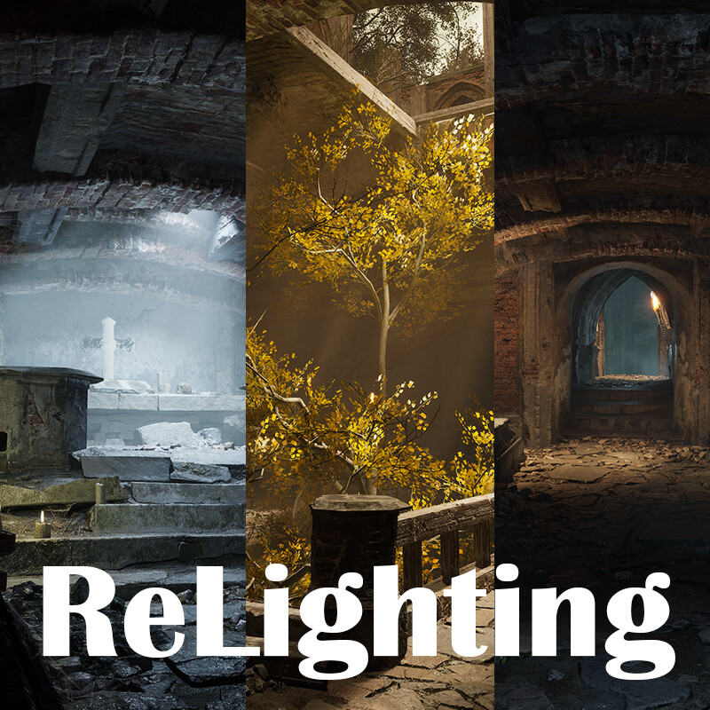 ArtStation - Relighting_Study