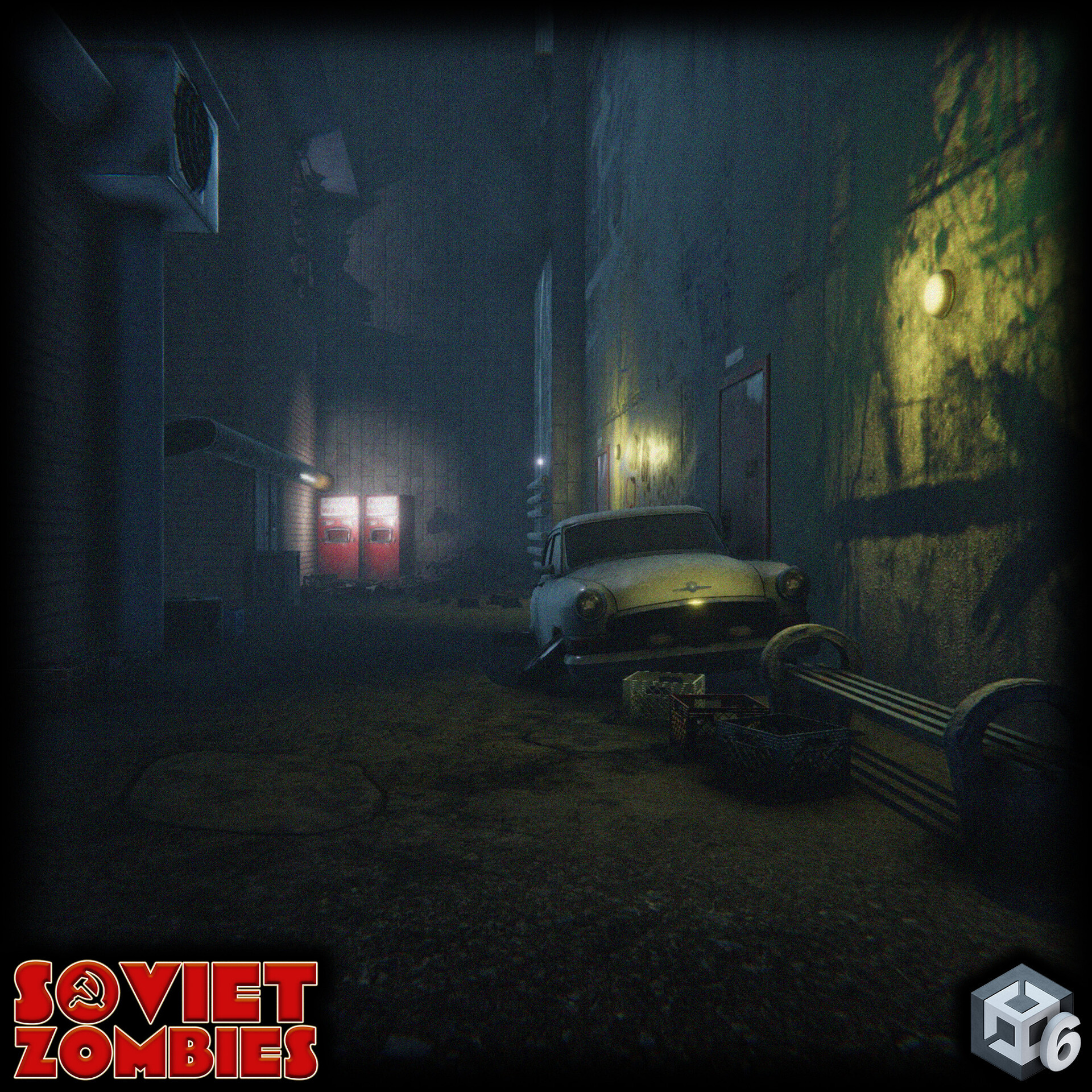 ArtStation - First Soviet Zombies Area Development Progress