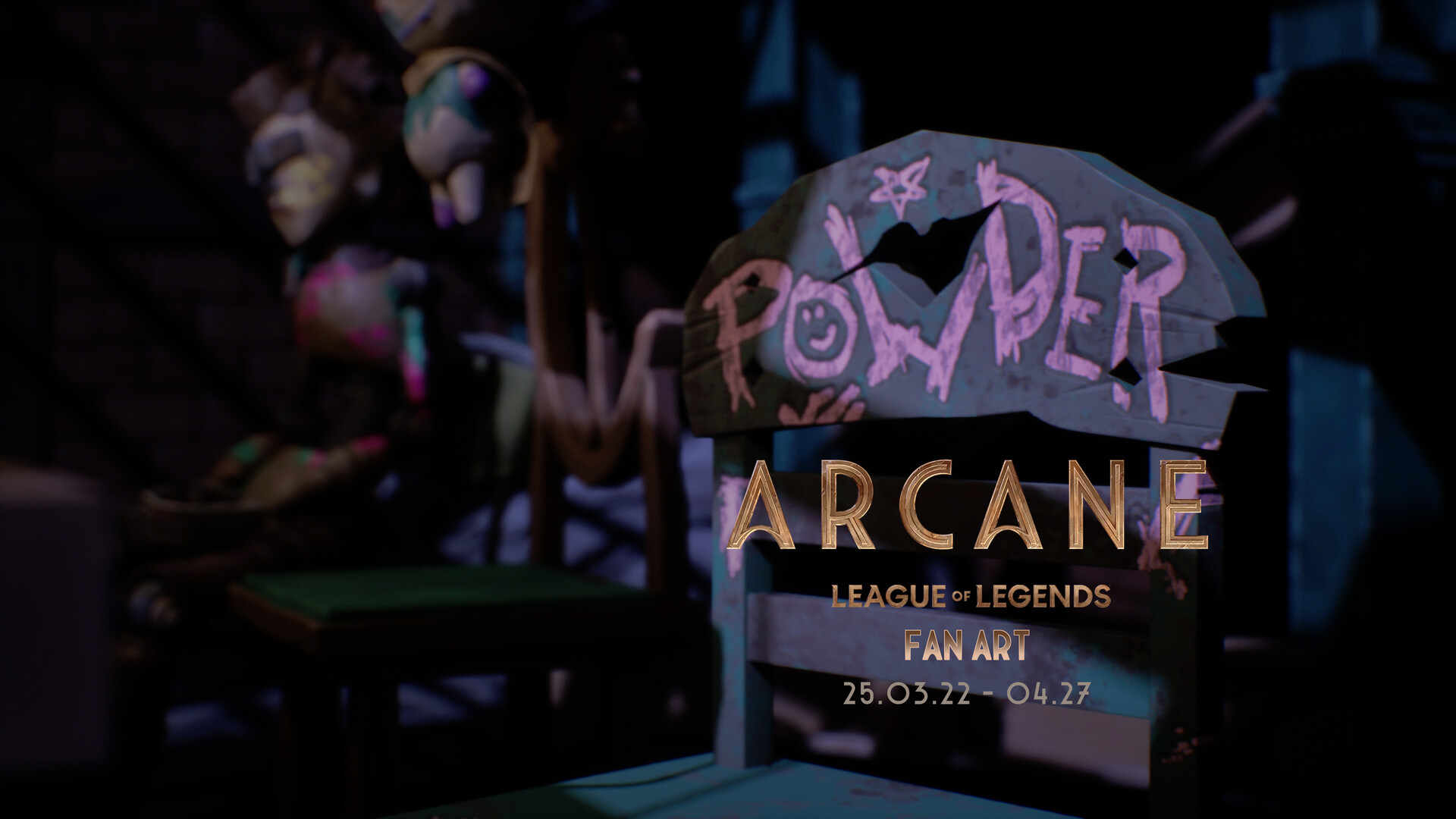 ArtStation - Arcane Fan art_Jinx Tea party