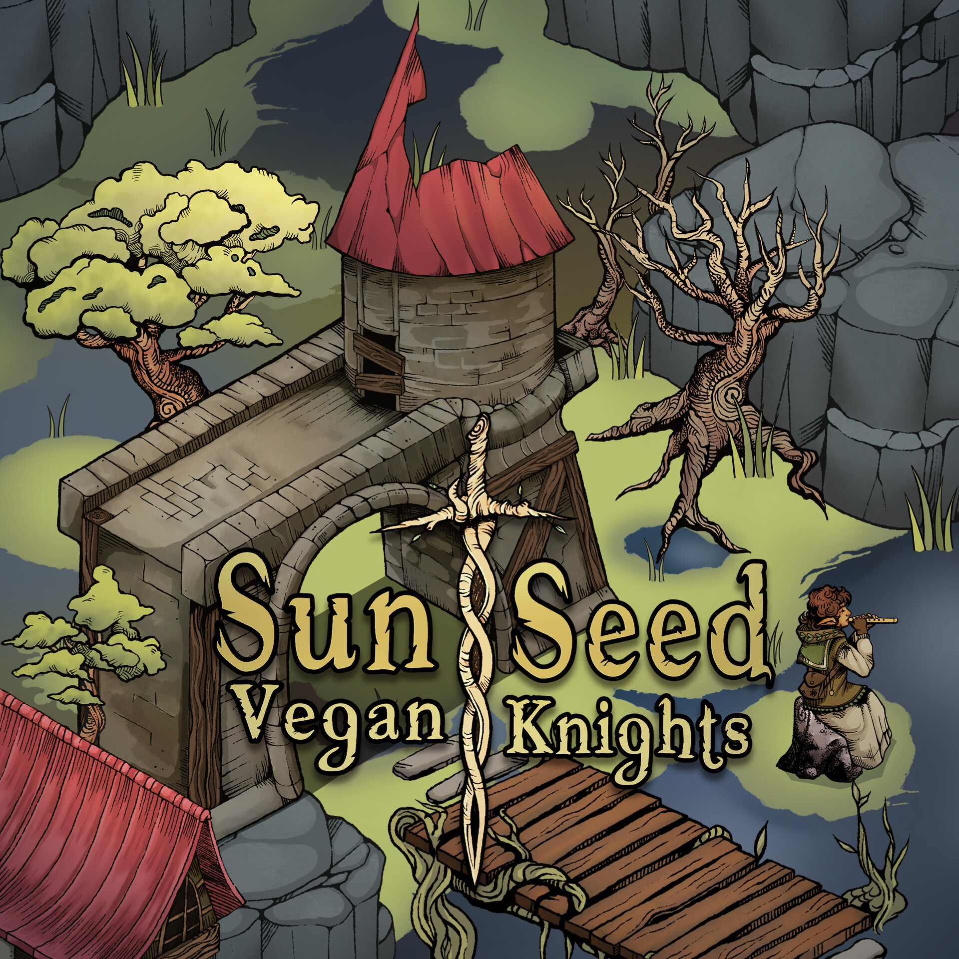 ArtStation - Sunseed - Game art school project