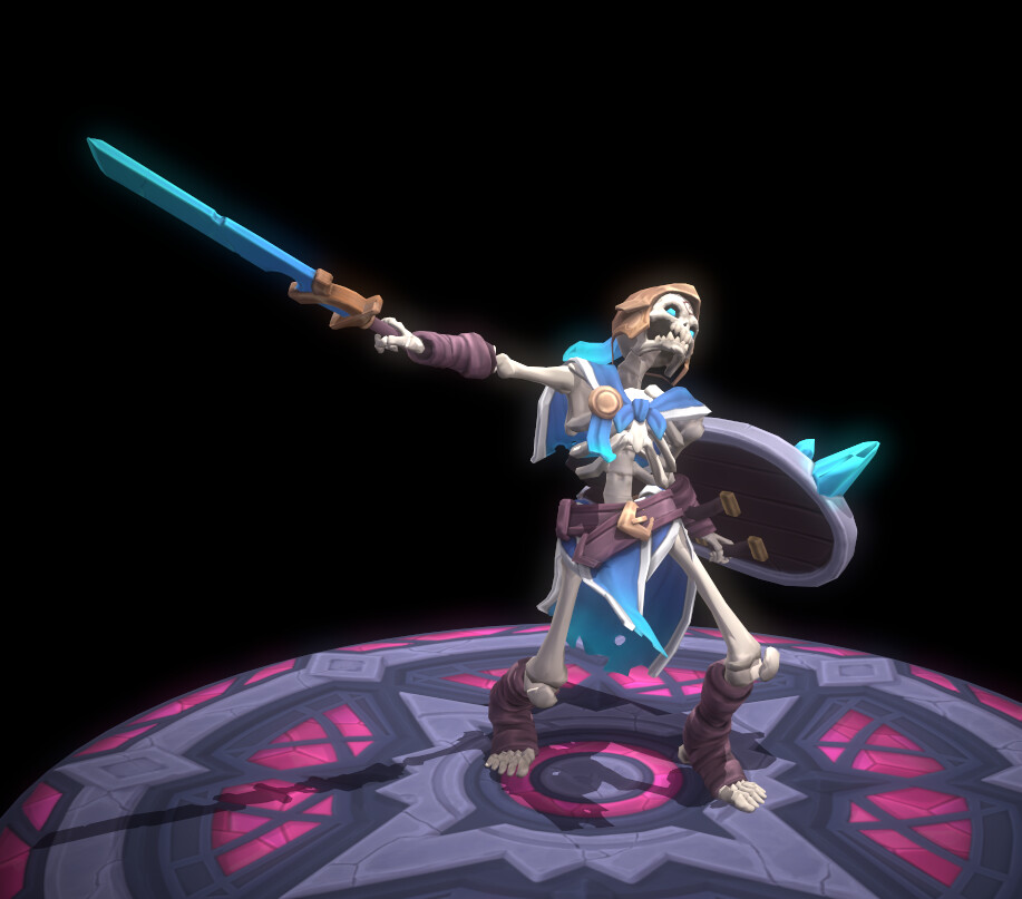 ArtStation - Skeleton Fighter - Combat Animations