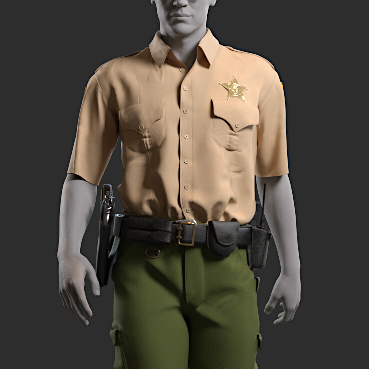 ArtStation - Sheriff Uniform