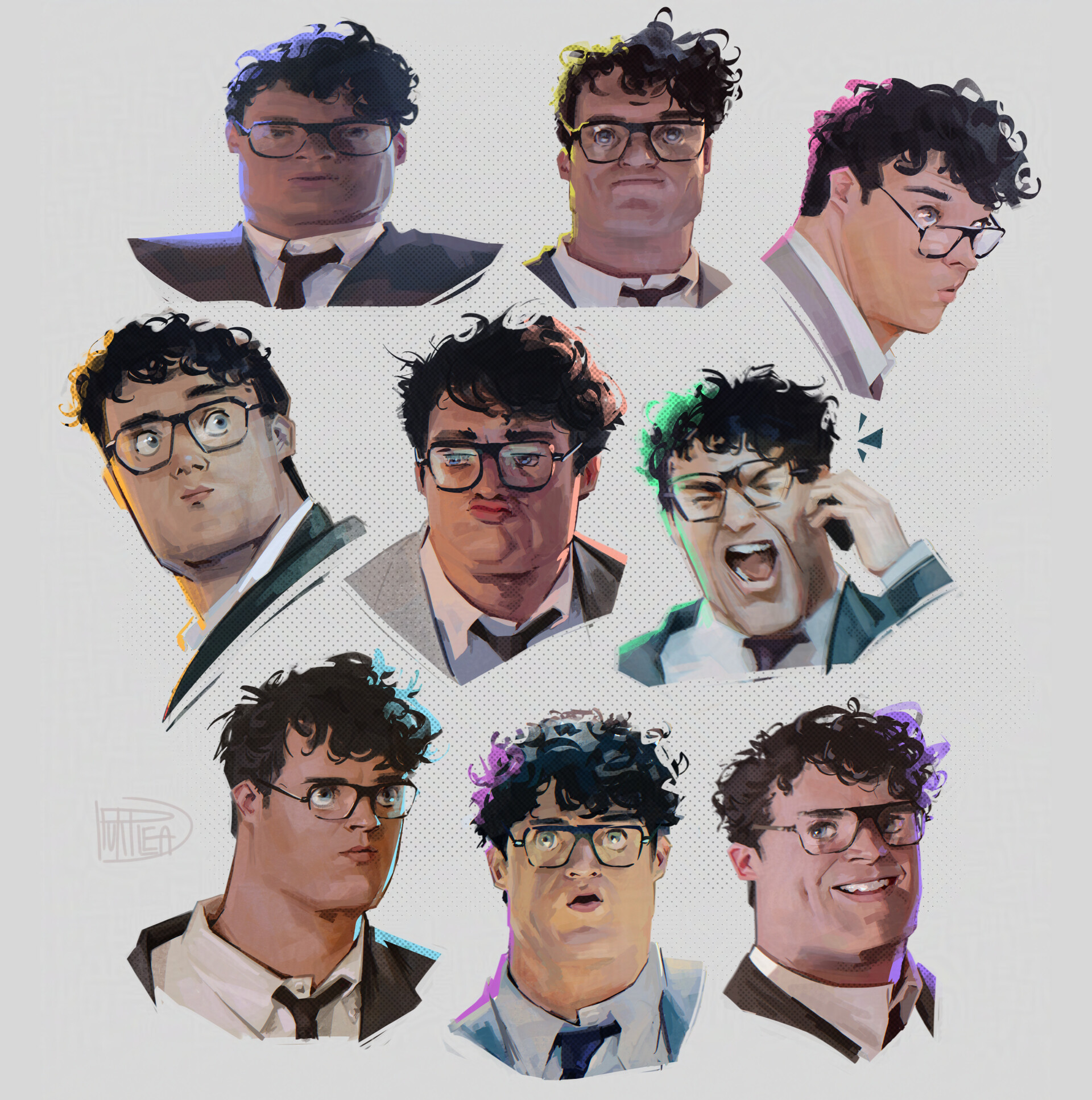 ArtStation - Clark Kent portraits