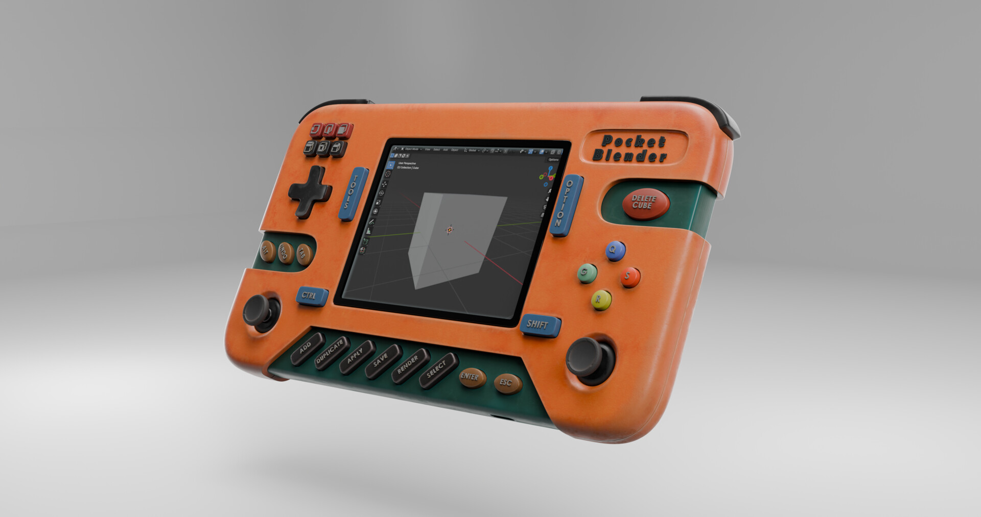 ArtStation - Pocket Blender Handheld Console