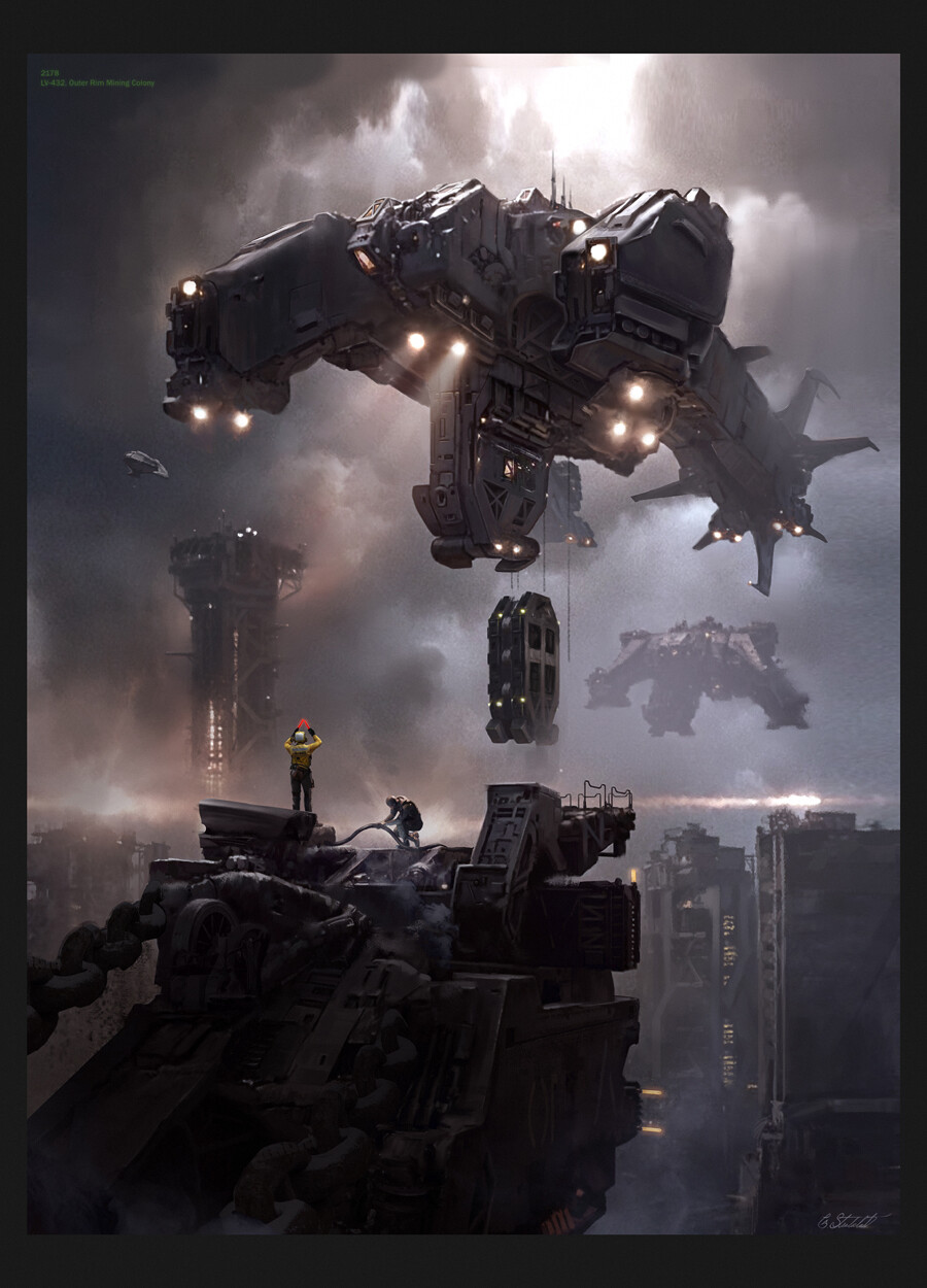 ArtStation - Outer Rim Mining Colony