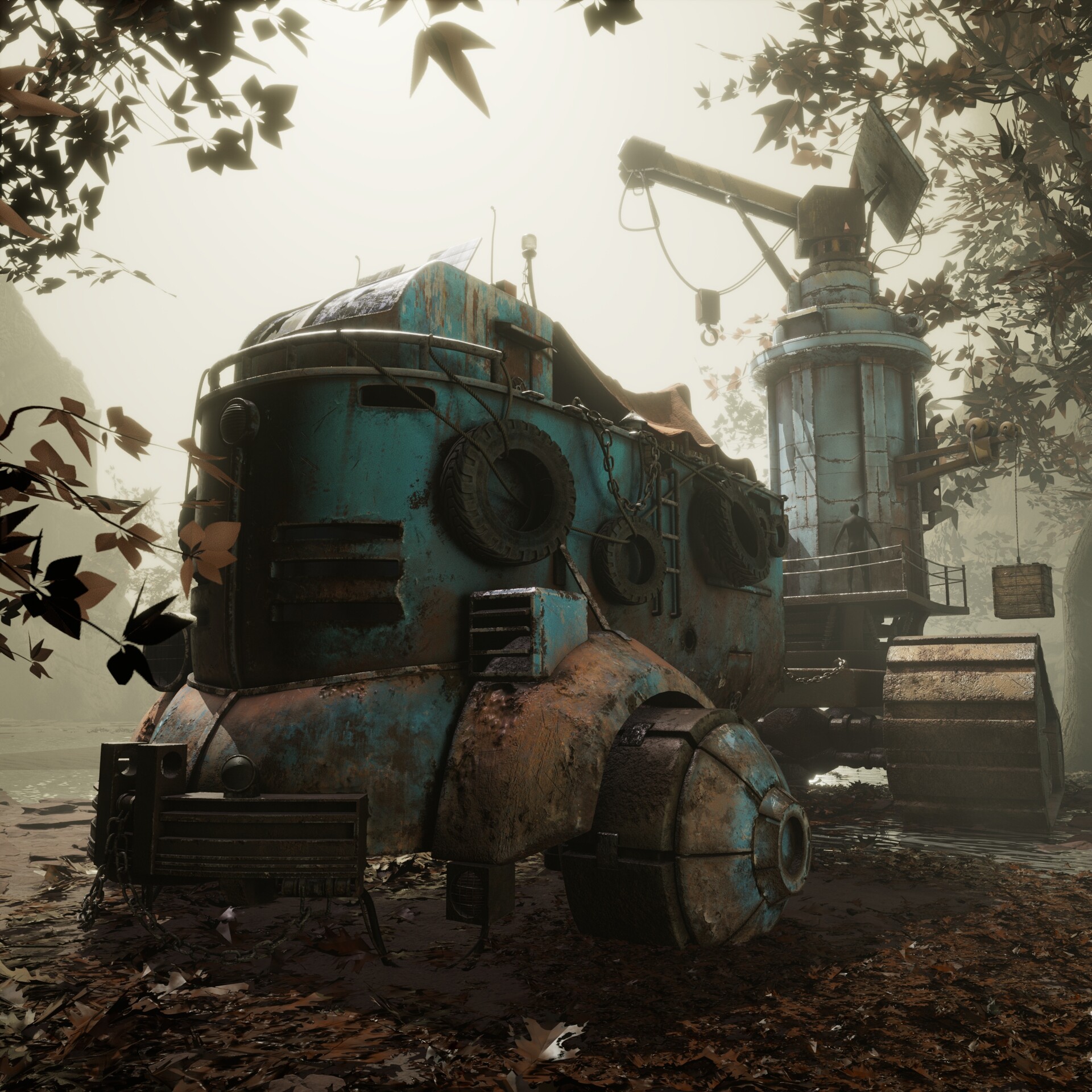 ArtStation - “Rusty Industrial Machine”
