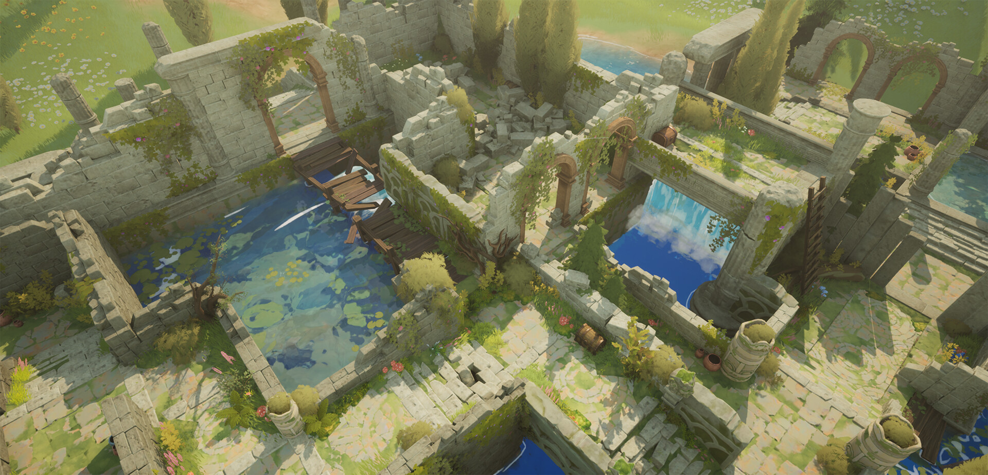 ArtStation - Environment Stylized Ruins