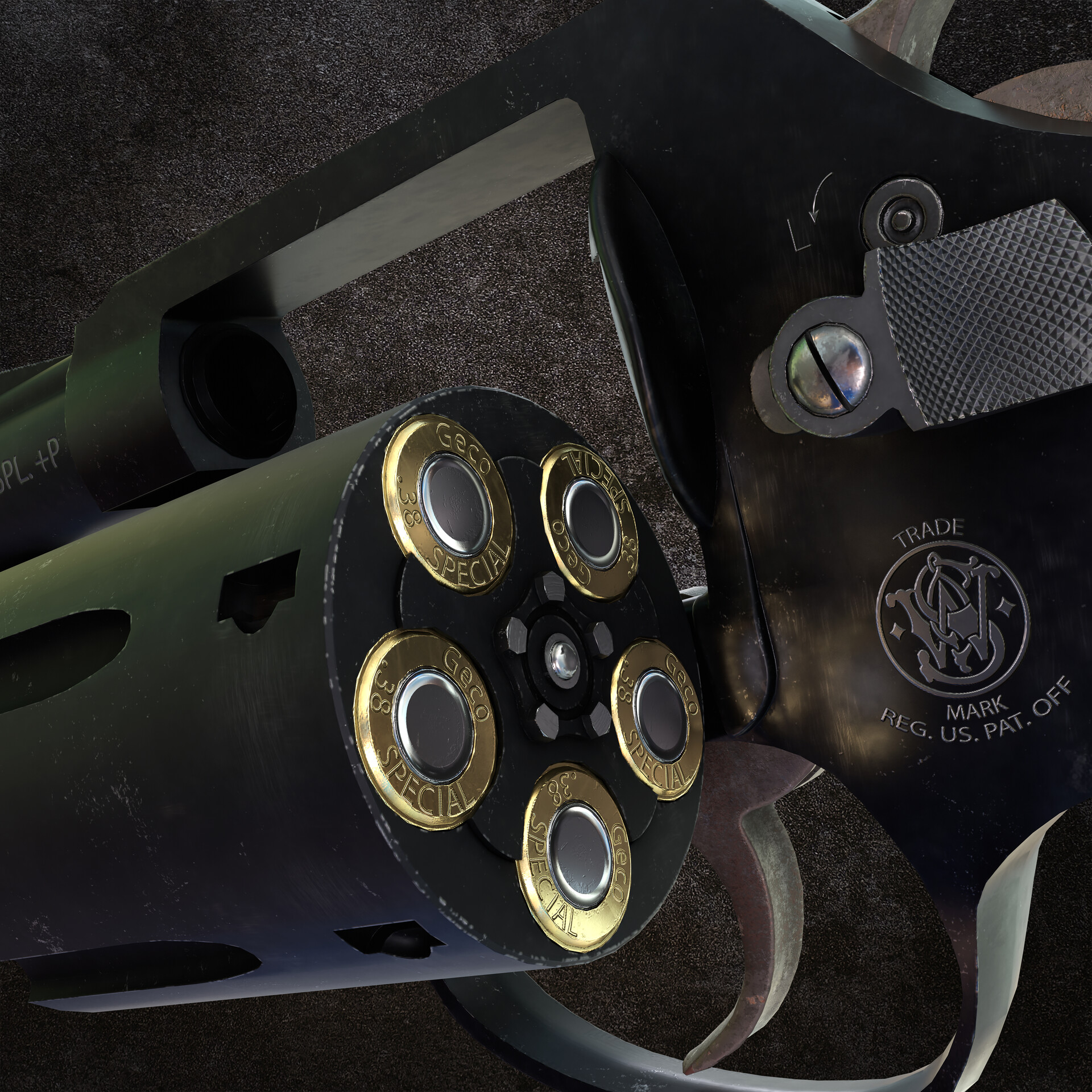 ArtStation - Smith & Wesson Model 36 Classic