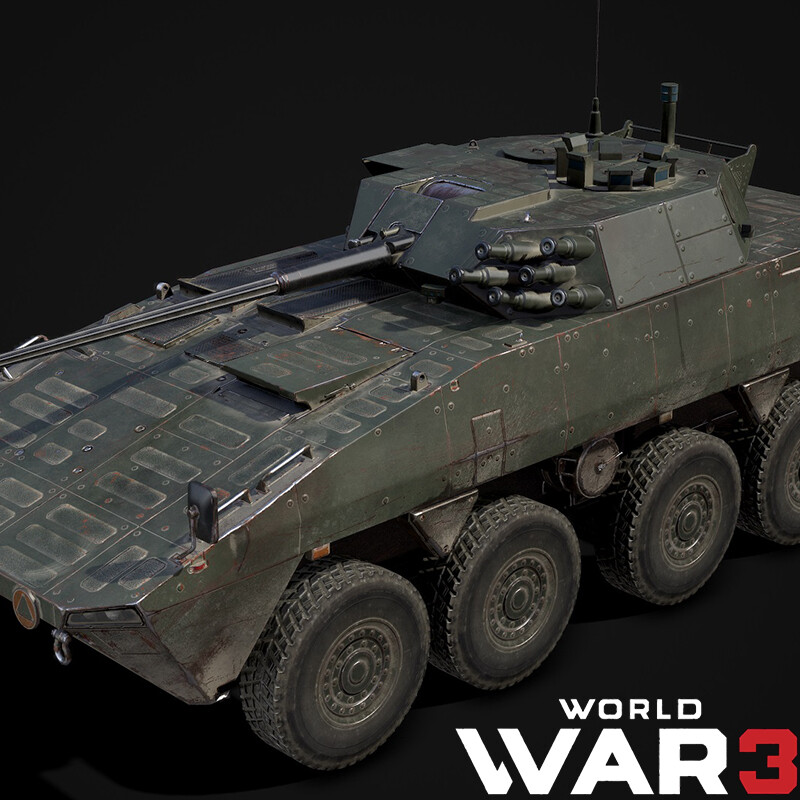 ArtStation - Rosomak APC – Hitfist 30 Turret with Nanoceramic | Game ...