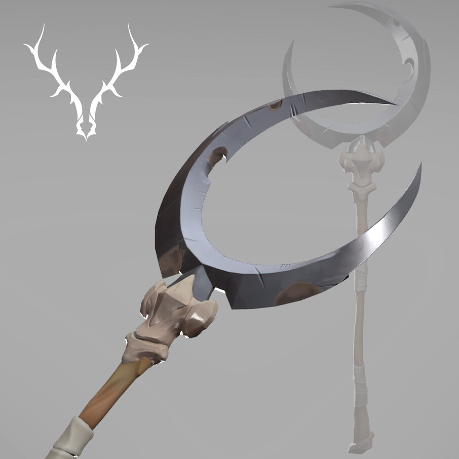 ArtStation - Stylized Sickle [Wayfinder fanart]