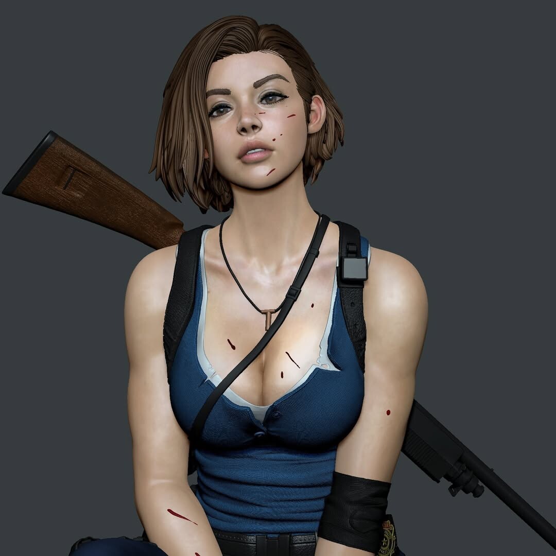 ArtStation - Jill Valentine RE3 fanart