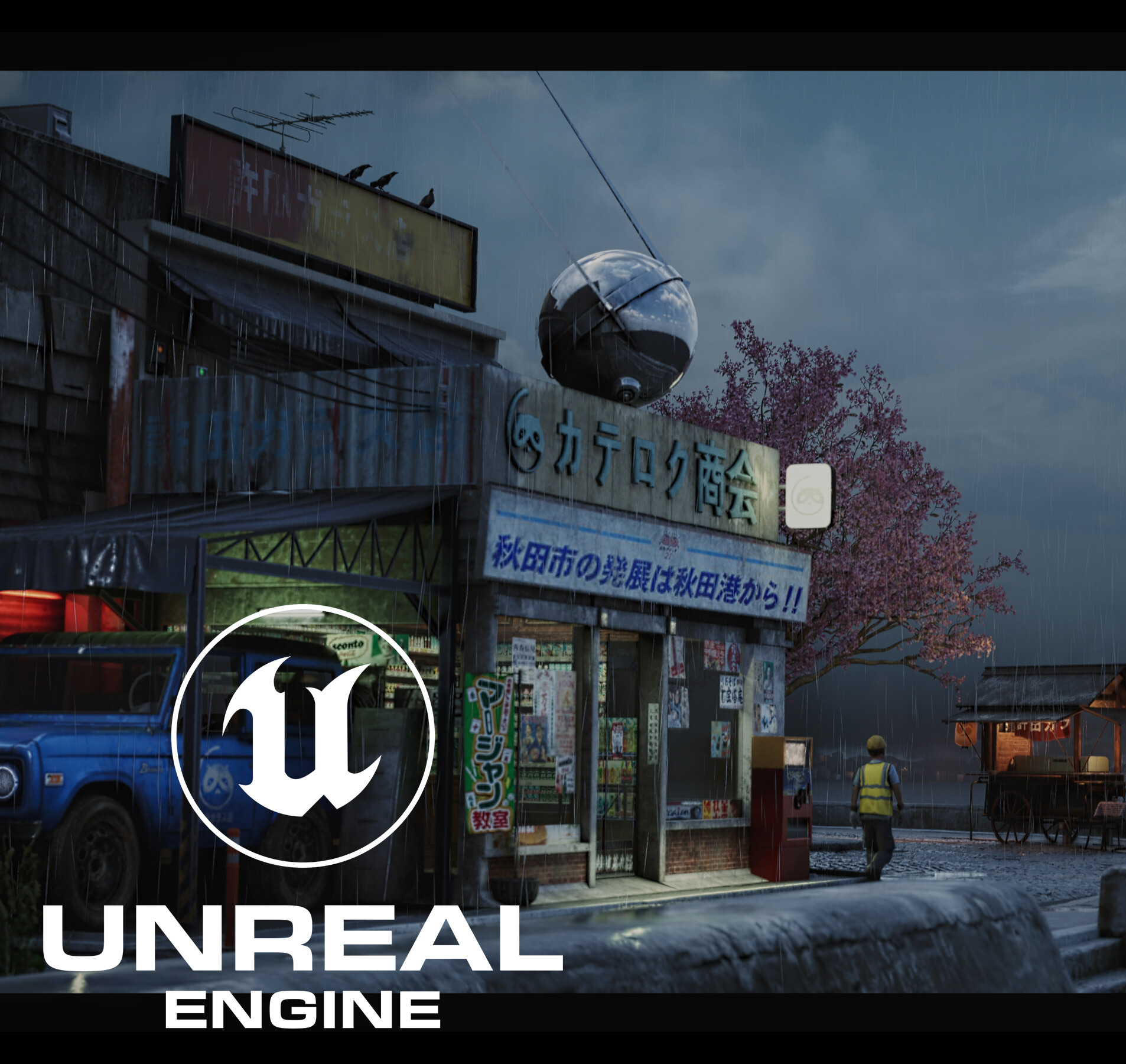 ArtStation - Japanese Harbour