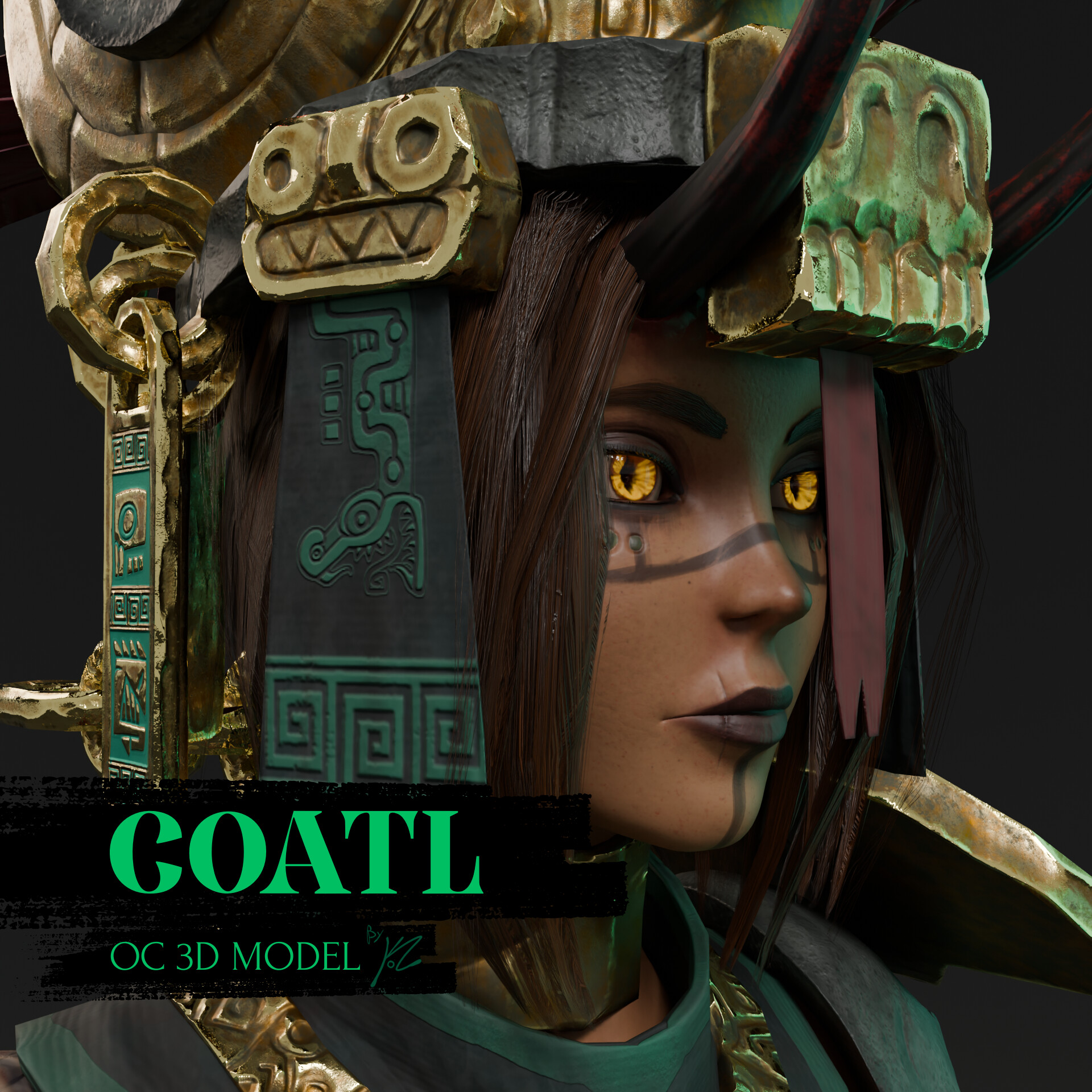 ArtStation - Coatl: OC 3D Model
